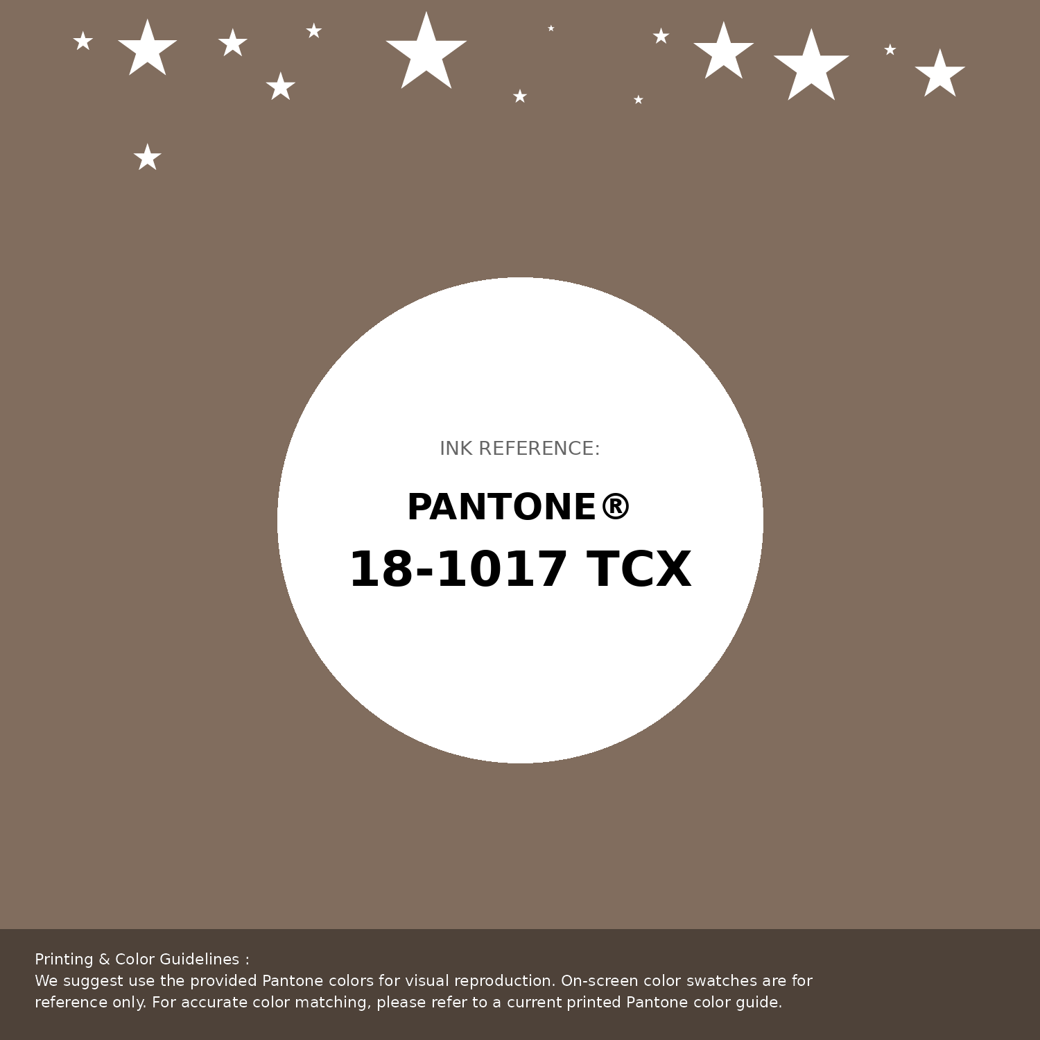 Hex Color #816d5e | Printing Match PANTONE 18-1017 TCX | Color ...