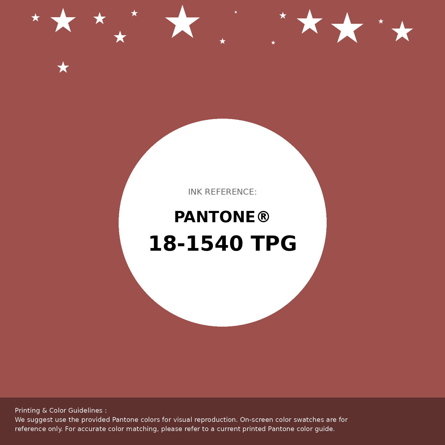 Hex Color #9d504c | Printing Match PANTONE 18-1540 TPG | Color ...