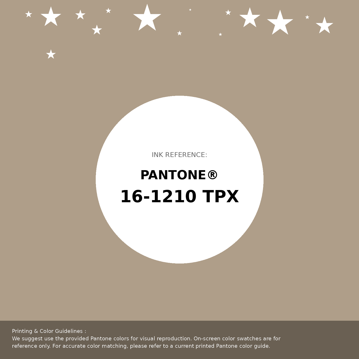 Hex Color #af9e89 | Printing Match PANTONE 16-1210 TPX | Color ...