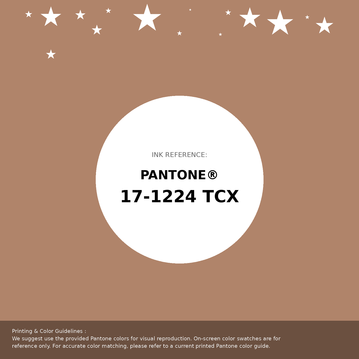 Hex Color #b0846a | Printing Match PANTONE 17-1224 TCX | Color ...