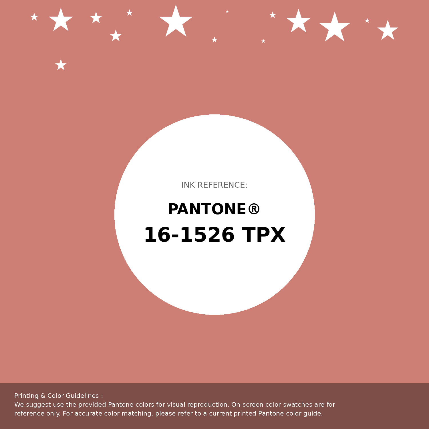 Hex Color #ce7f75 | Printing Match PANTONE 16-1526 TPX | Color ...