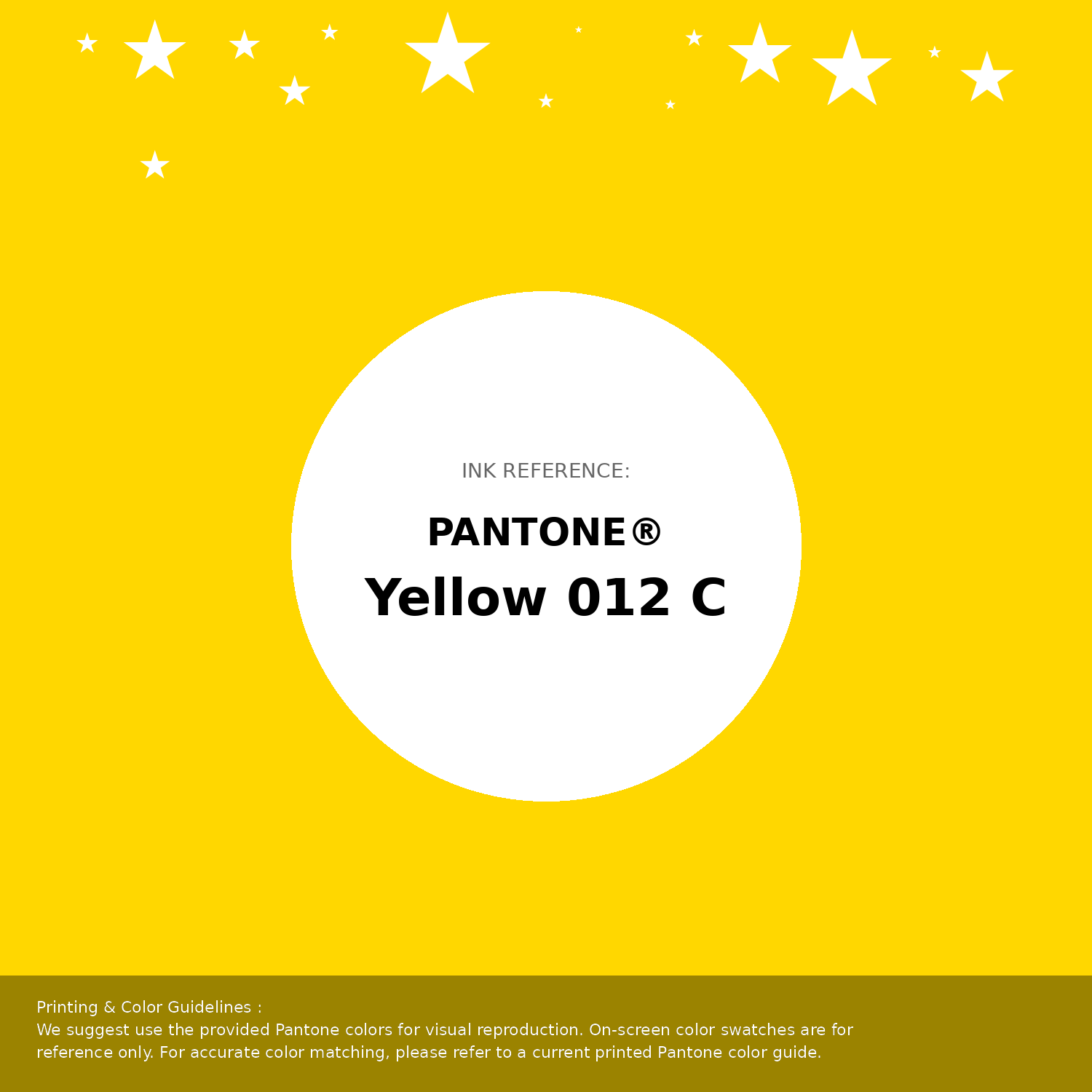 Hex Color #ffd700 | Printing Match PANTONE YELLOW 012 C | Color ...