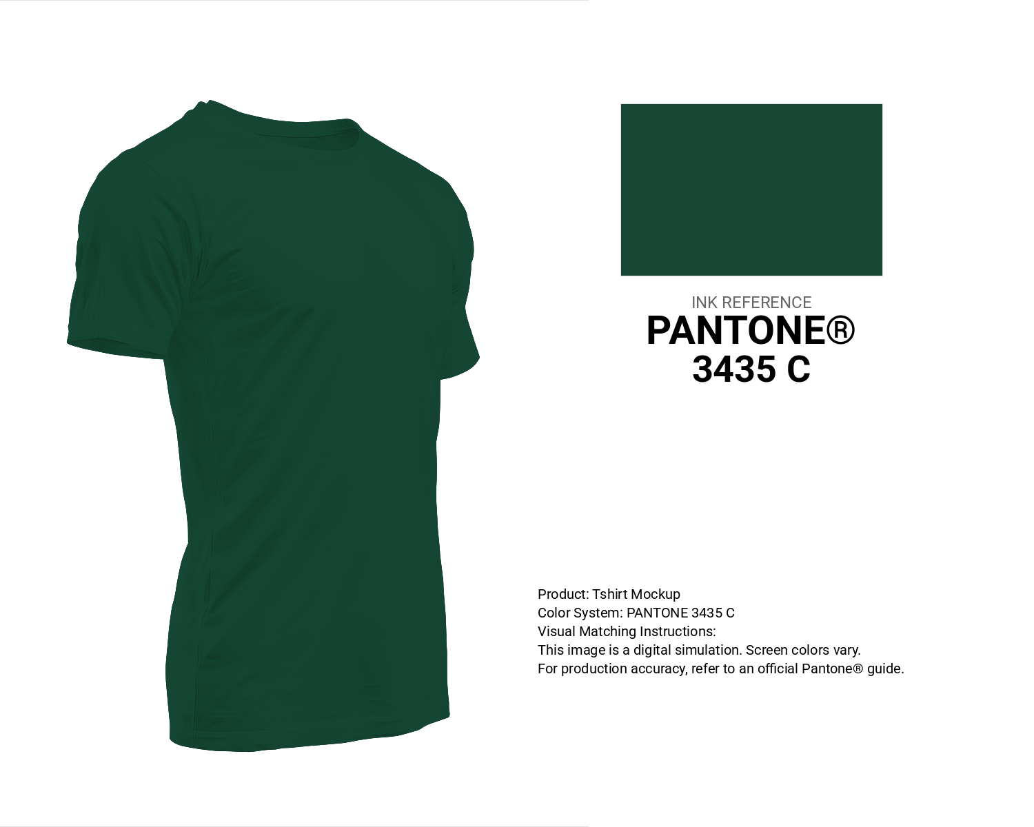 Hex Color #154734 | Printing Match PANTONE 3435 C | Color conversion ...