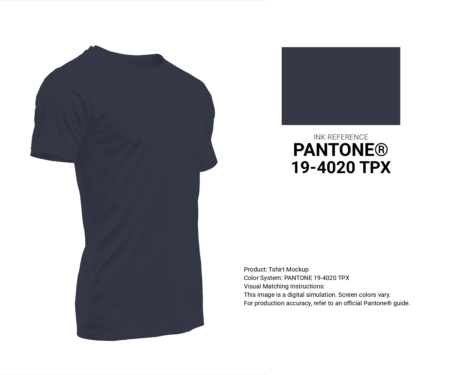 Hex Color #353846 | Printing Match PANTONE 19-4020 TPX | Color ...