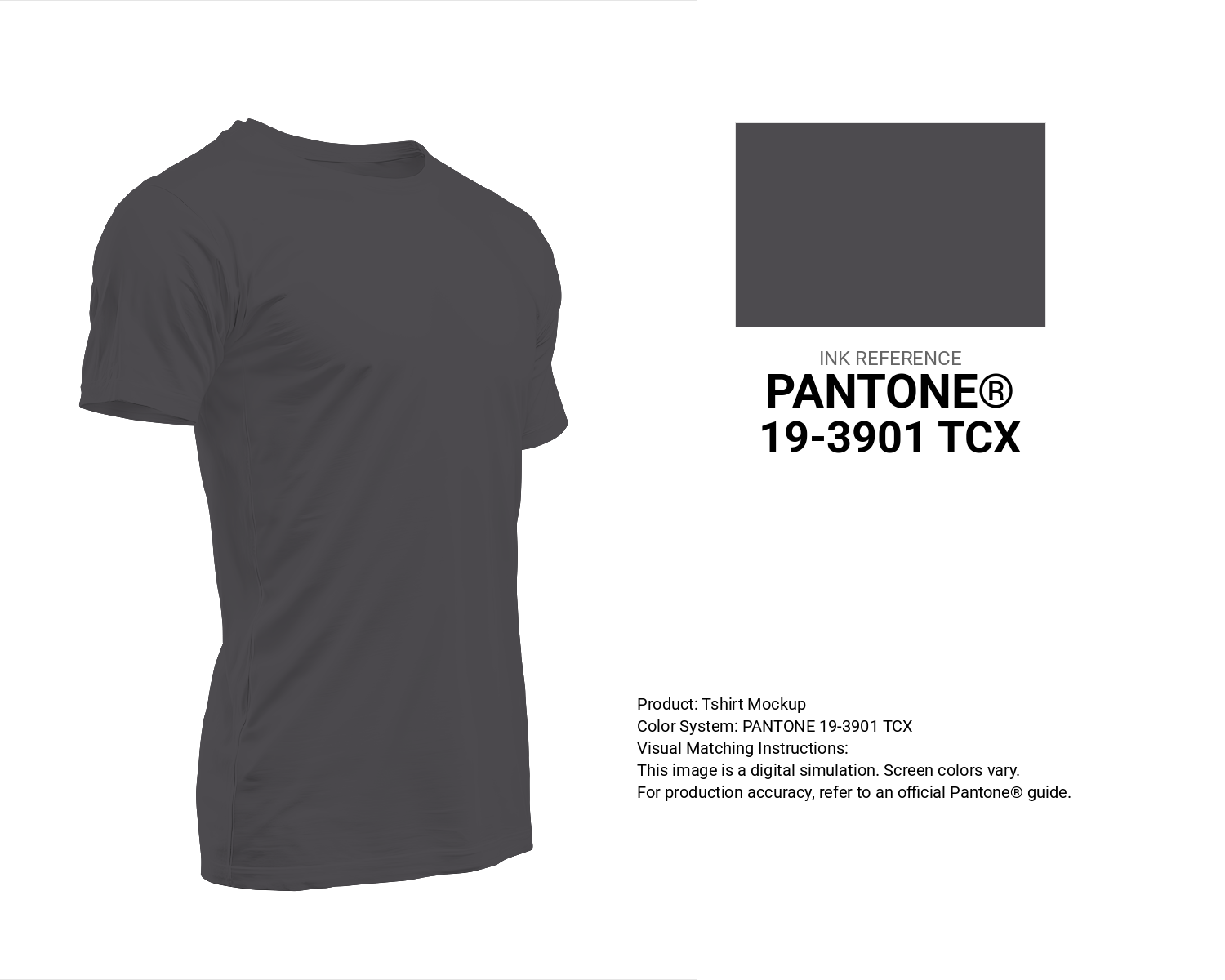 Hex Color #4d4b4f | Printing Match PANTONE 19-3901 TCX | Color ...
