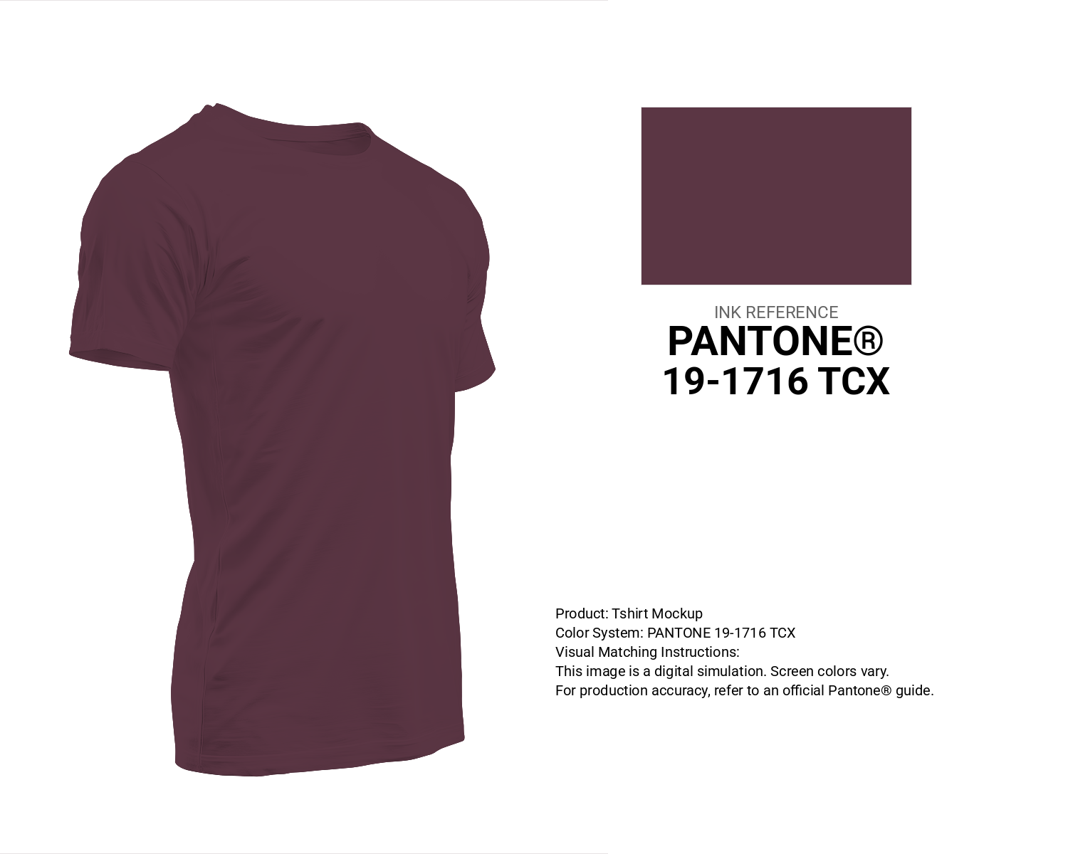 Hex Color #5B3644 | Printing Match PANTONE 19-1716 TCX | Color ...