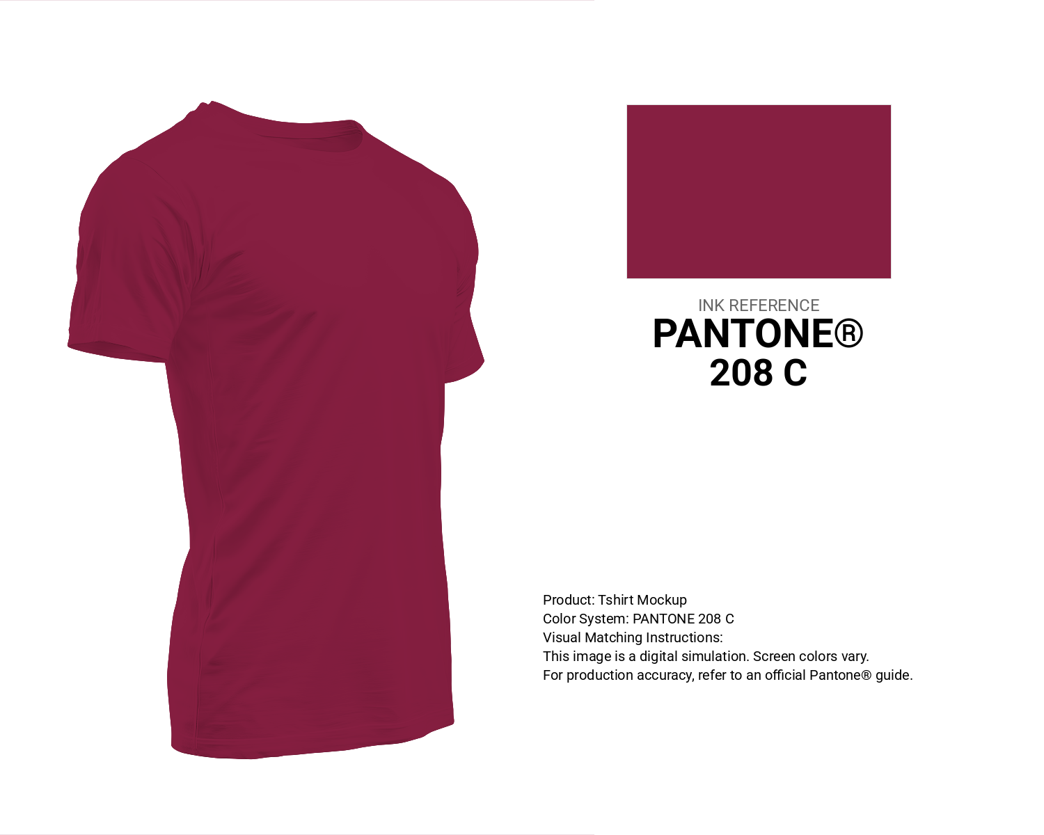 Hex Color #861f41 | Printing Match PANTONE 208 C | Color conversion ...