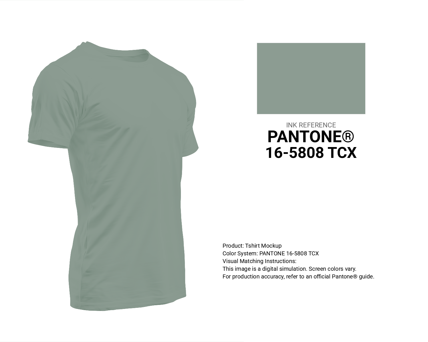 Hex Color #8c9c92 | Printing Match PANTONE 16-5808 TCX | Color ...