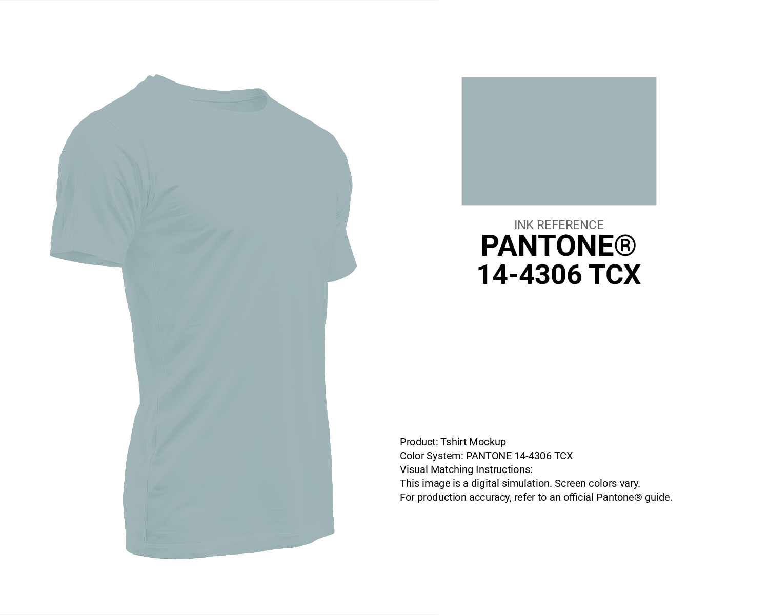 Cloud Blue | Printing Match PANTONE 14-4306 TCX | Color conversion CMYK ...