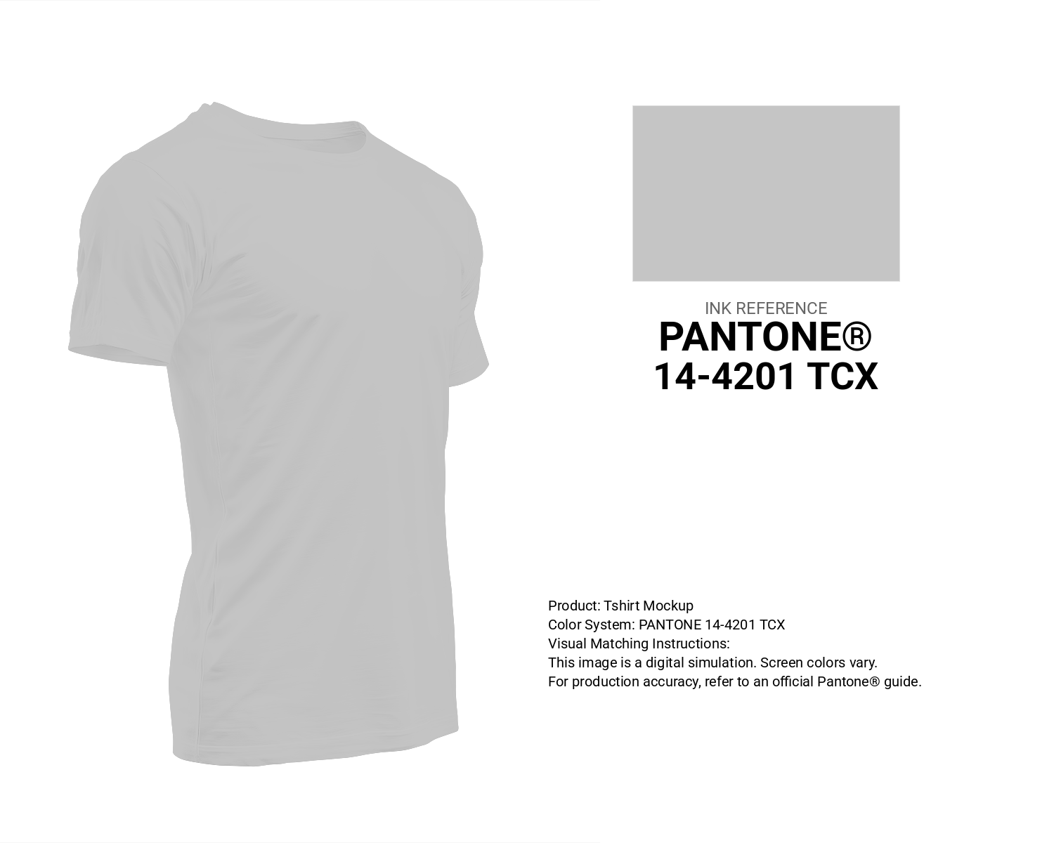 Lunar Rock | Printing Match PANTONE 14-4201 TCX | Color conversion CMYK ...