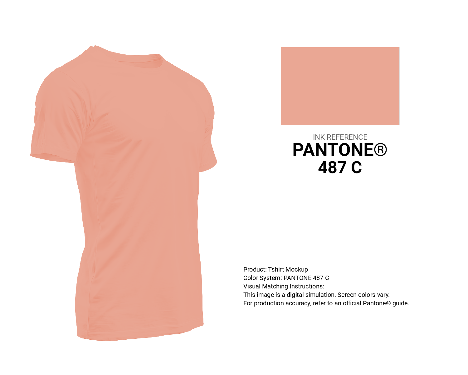 Hex Color #eaa794 | Printing Match PANTONE 487 C | Color conversion ...