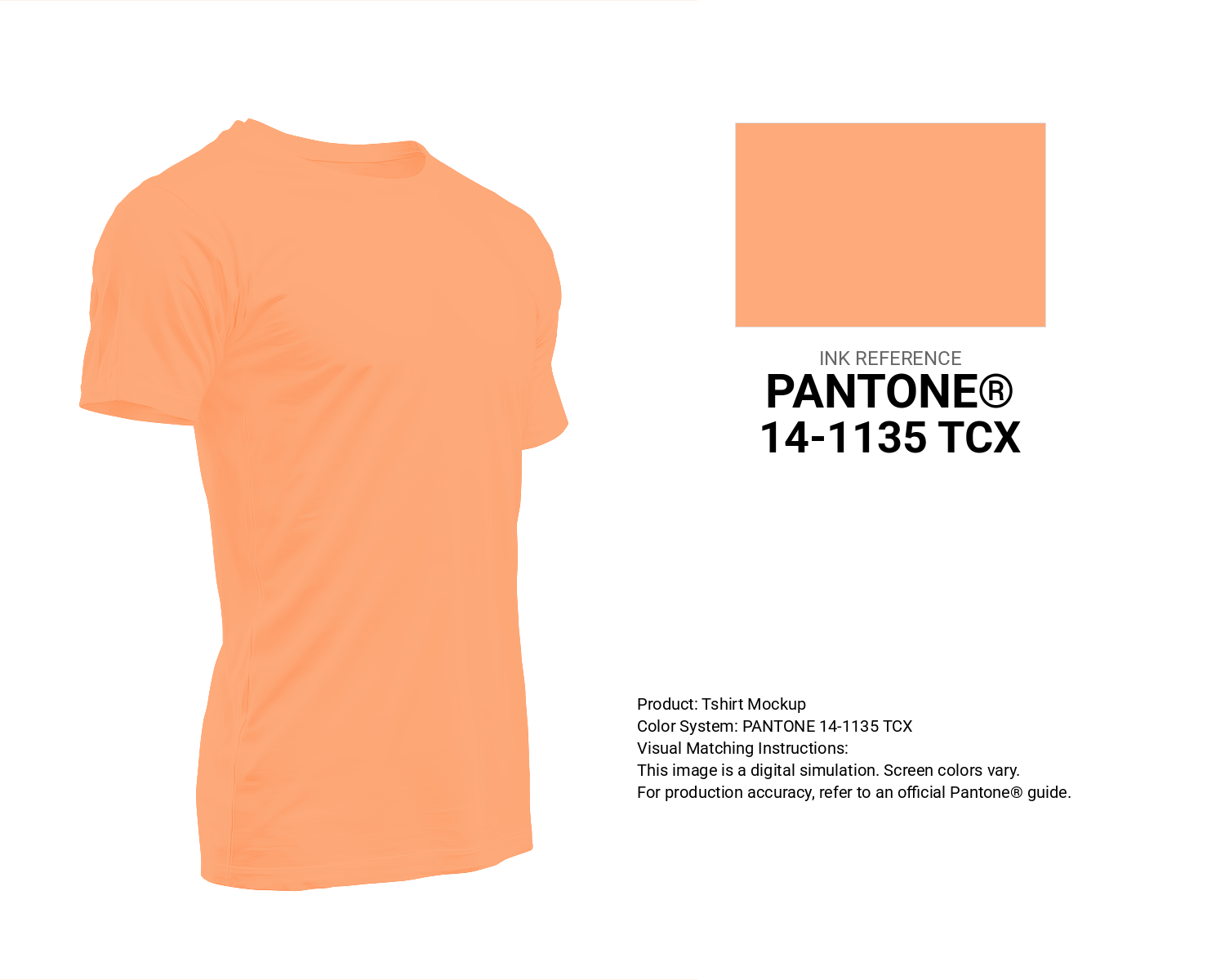Hex Color #feaa7b | Printing Match PANTONE 14-1135 TCX | Color ...