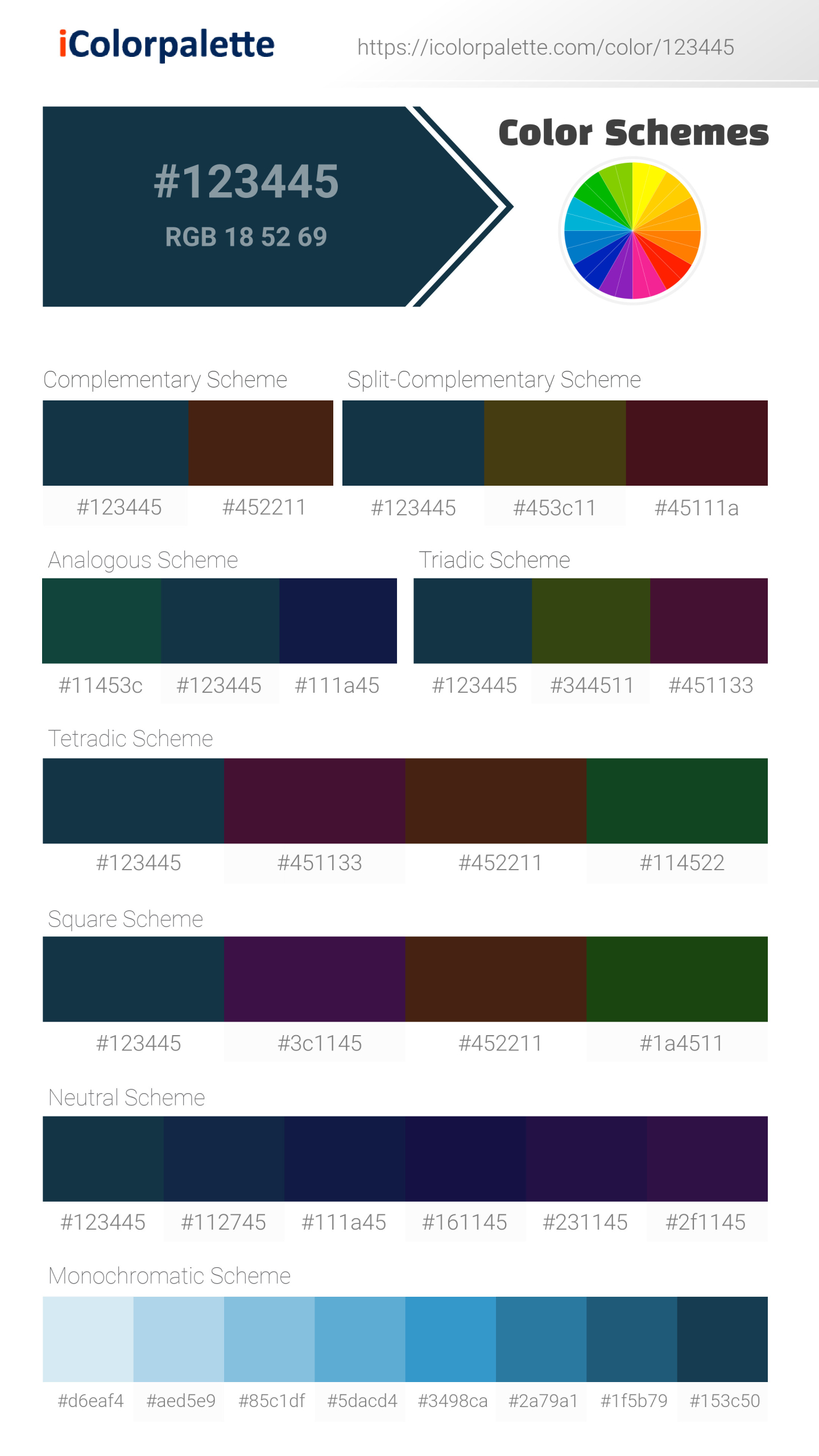Firmament Blue (similar) Color | 123445 information | Hsl | Rgb | Pantone