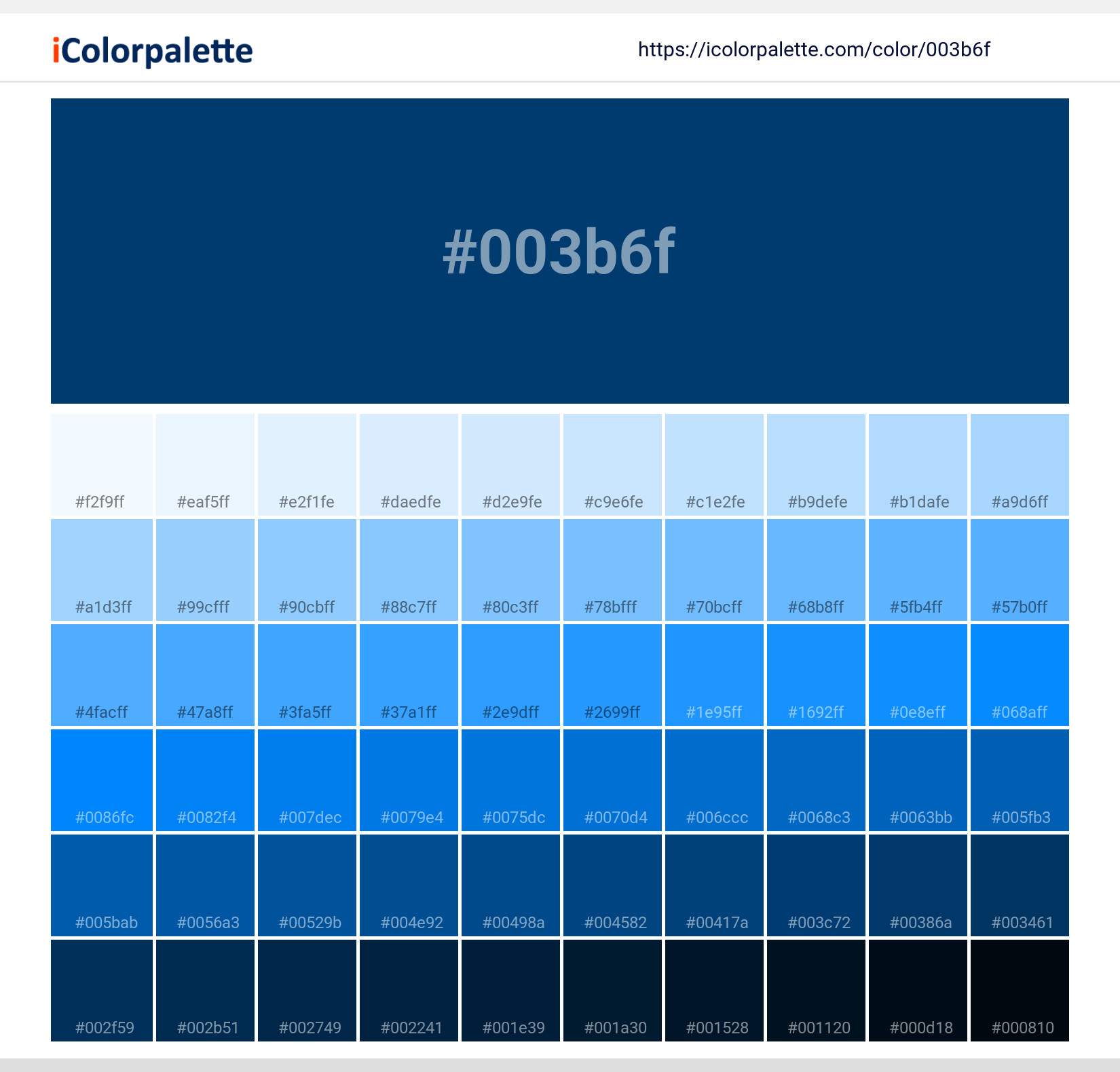 Tardis Blue Color | 003b6f information | Hsl | Rgb | Pantone