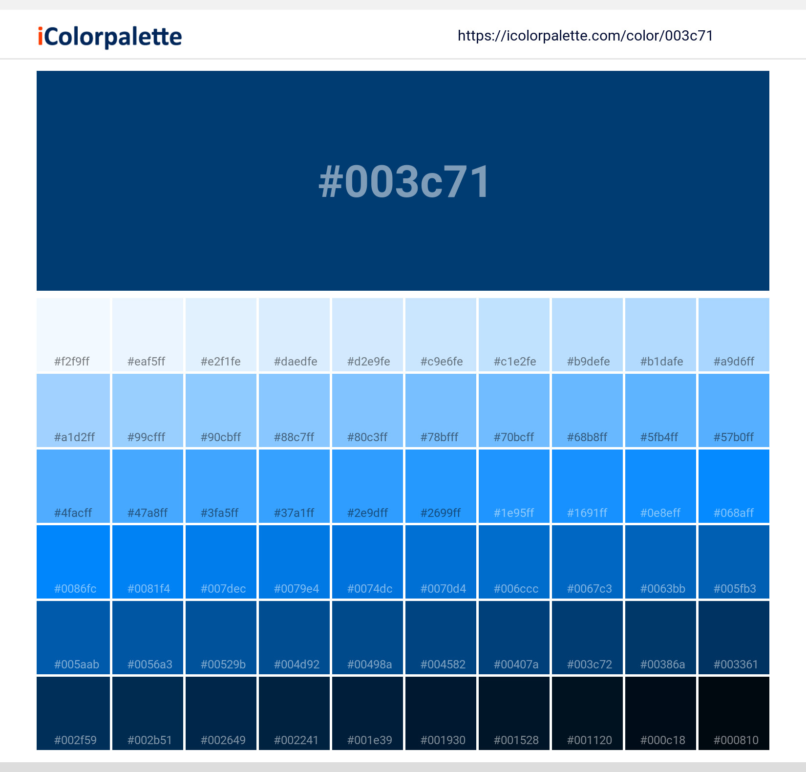 Pantone 541 C Color | Hex color Code #003c71 information | Hsl | Rgb ...