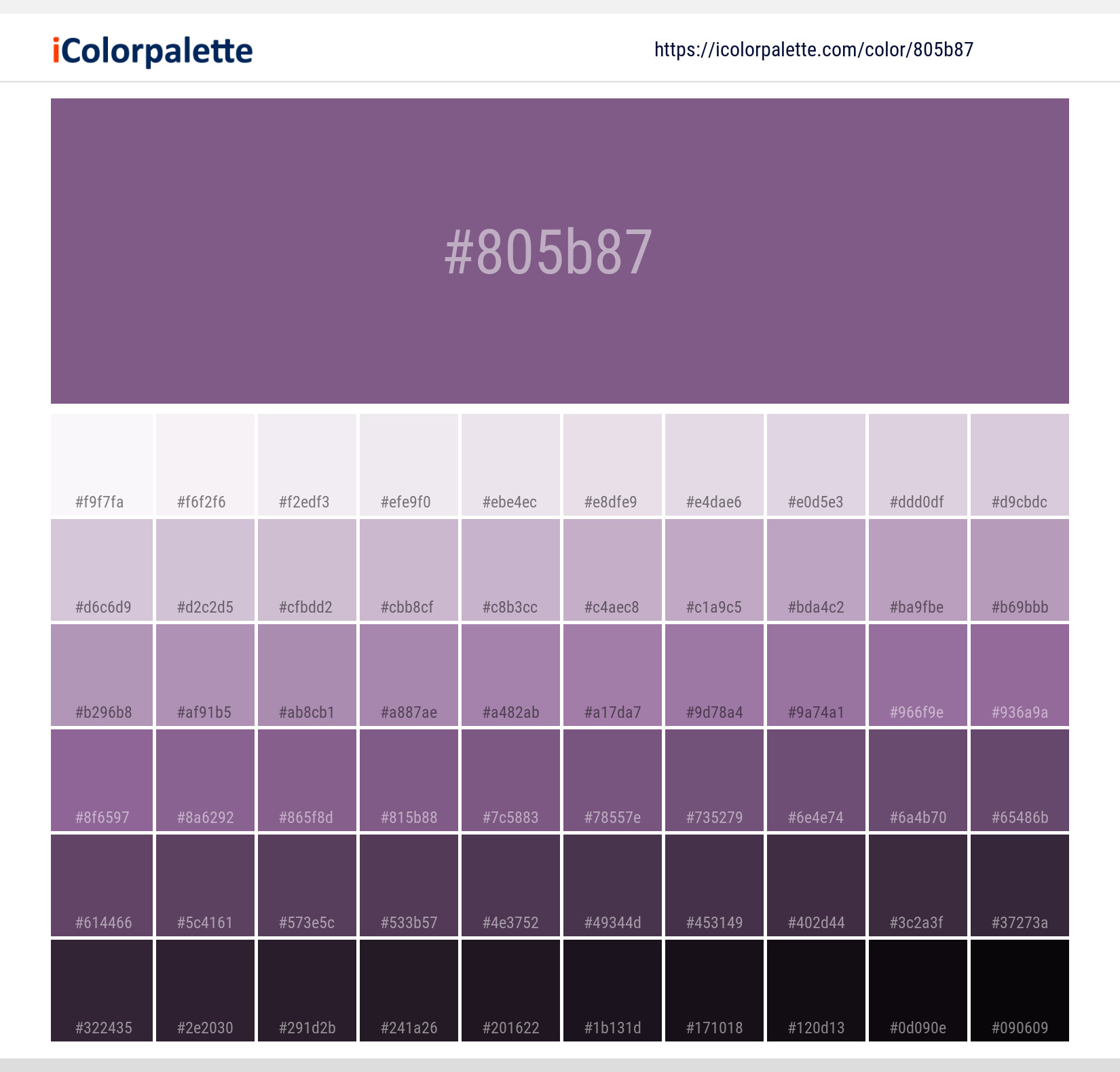 Muted Purple information | Hsl | Rgb | Pantone