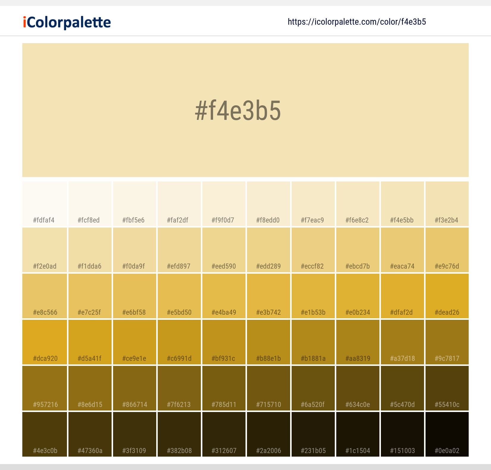 Pantone 12-0717 Tcx Anise Flower Color | Hex color Code #f4e3b5 ...