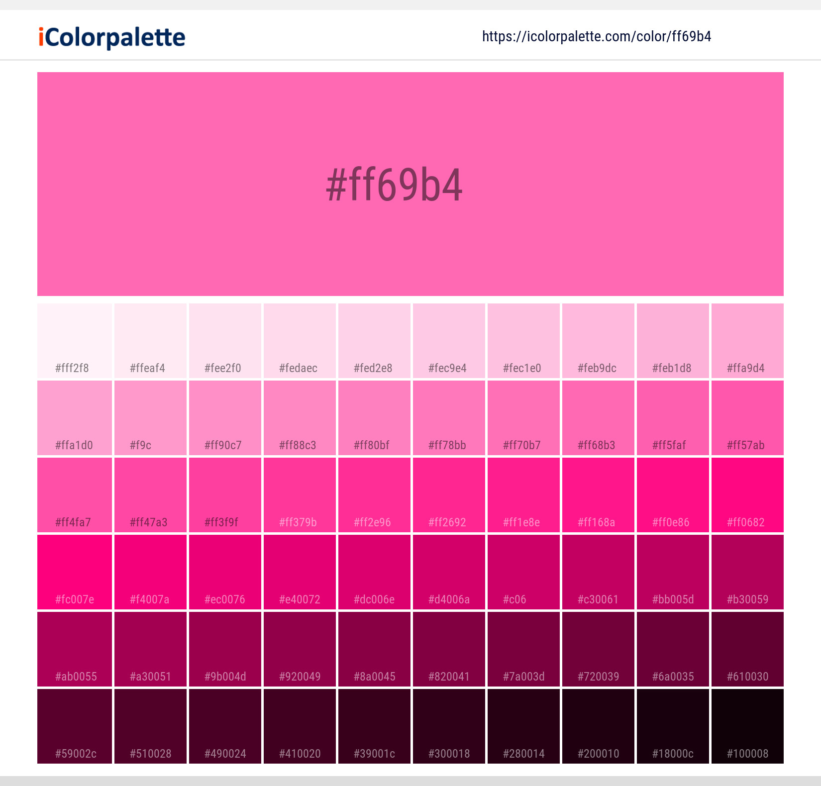 Hot Pink information | Hsl | Rgb | Pantone