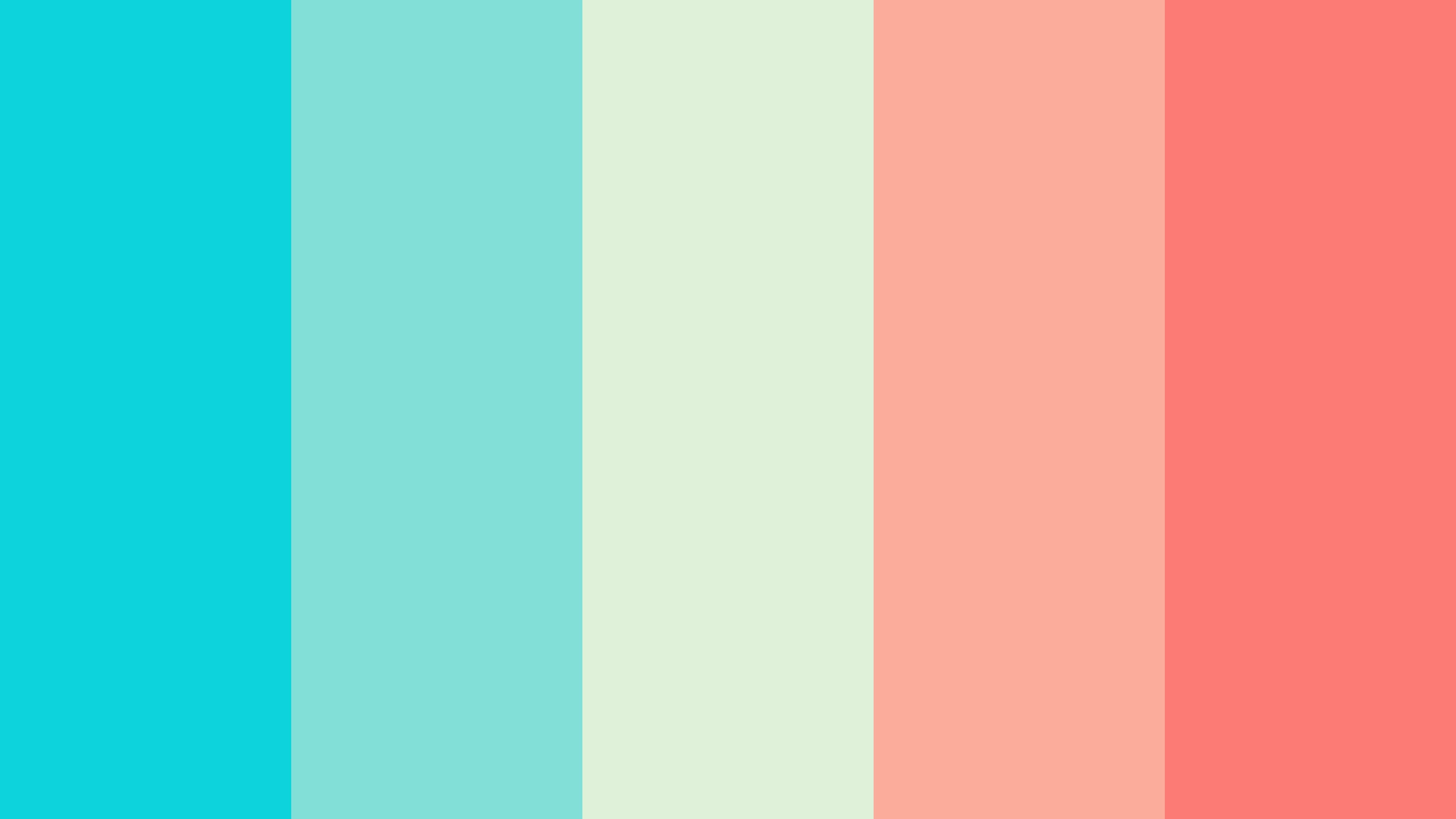 Bright Turquoise – Riptide – Peppermint – Rose Bud – Salmon Color ...
