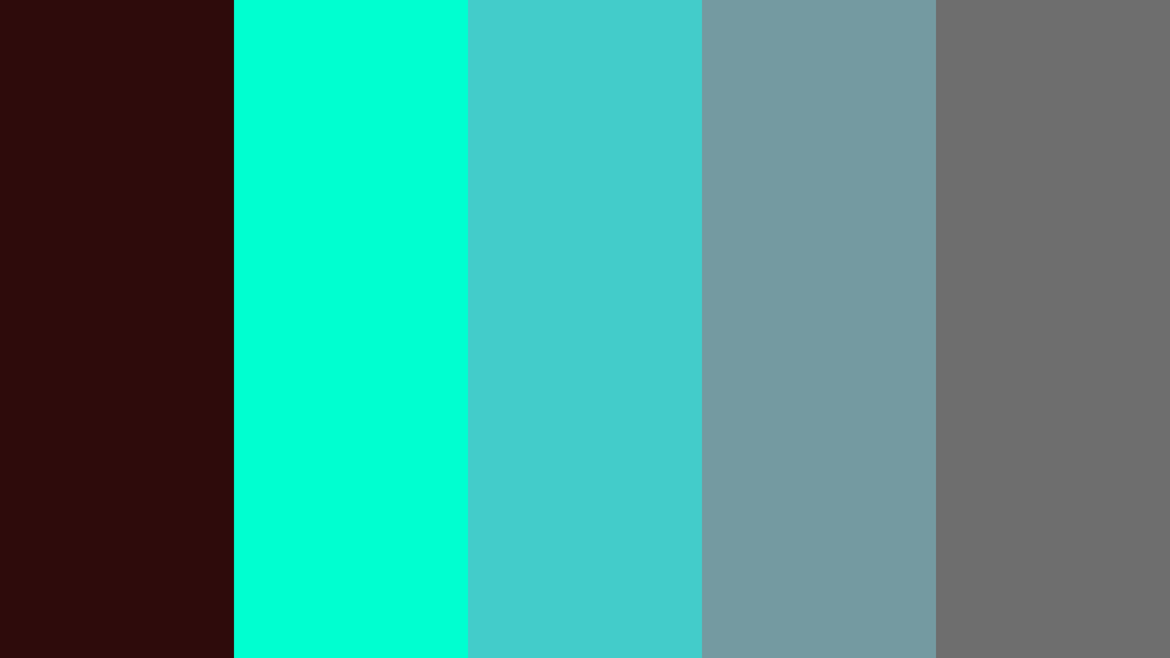 Paco – Bright Turquoise – Turquoise – Gumbo – Dove Gray Color scheme ...