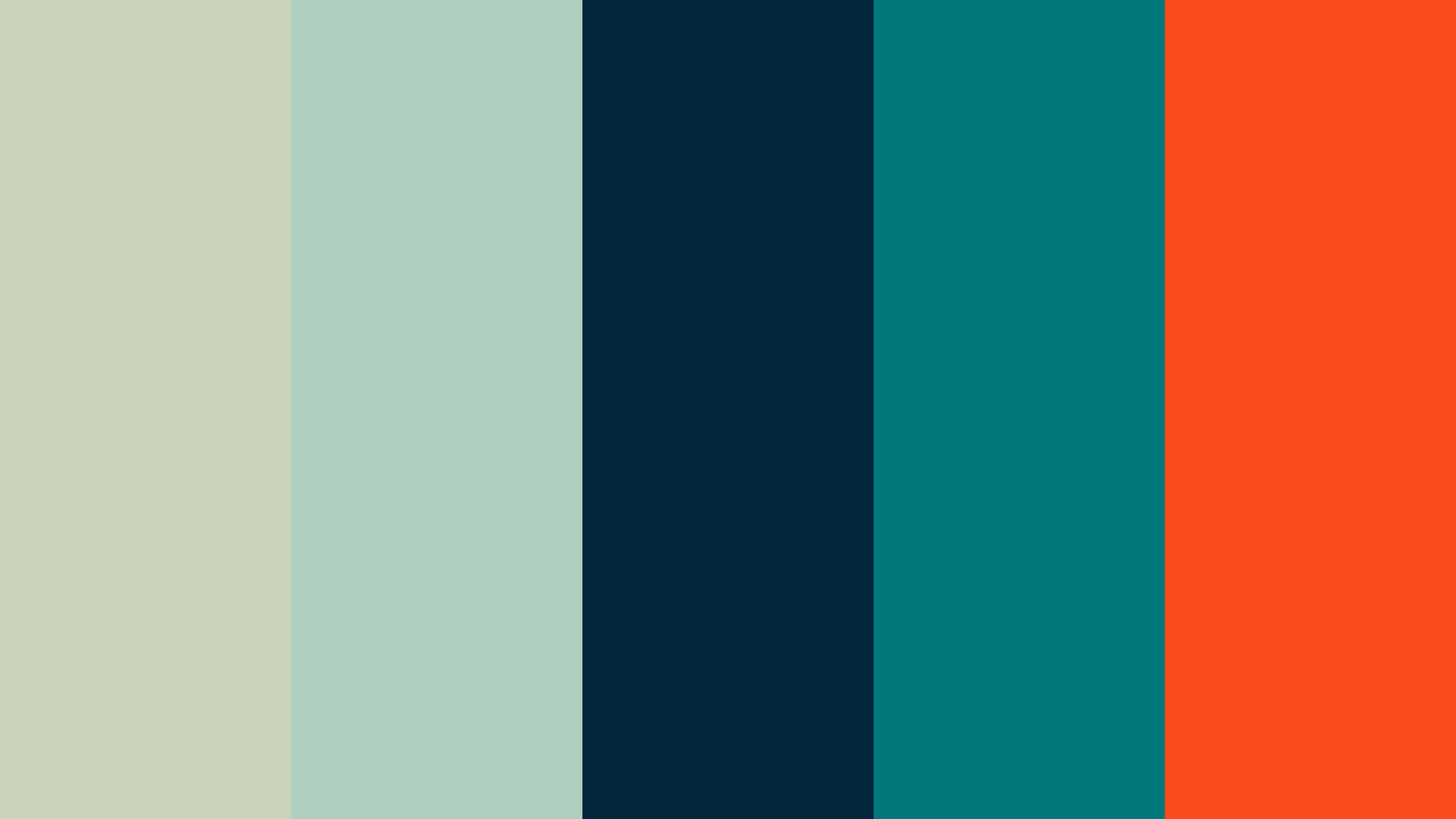 Coriander – Gum Leaf – Daintree – Teal – Pomegranate Color scheme ...