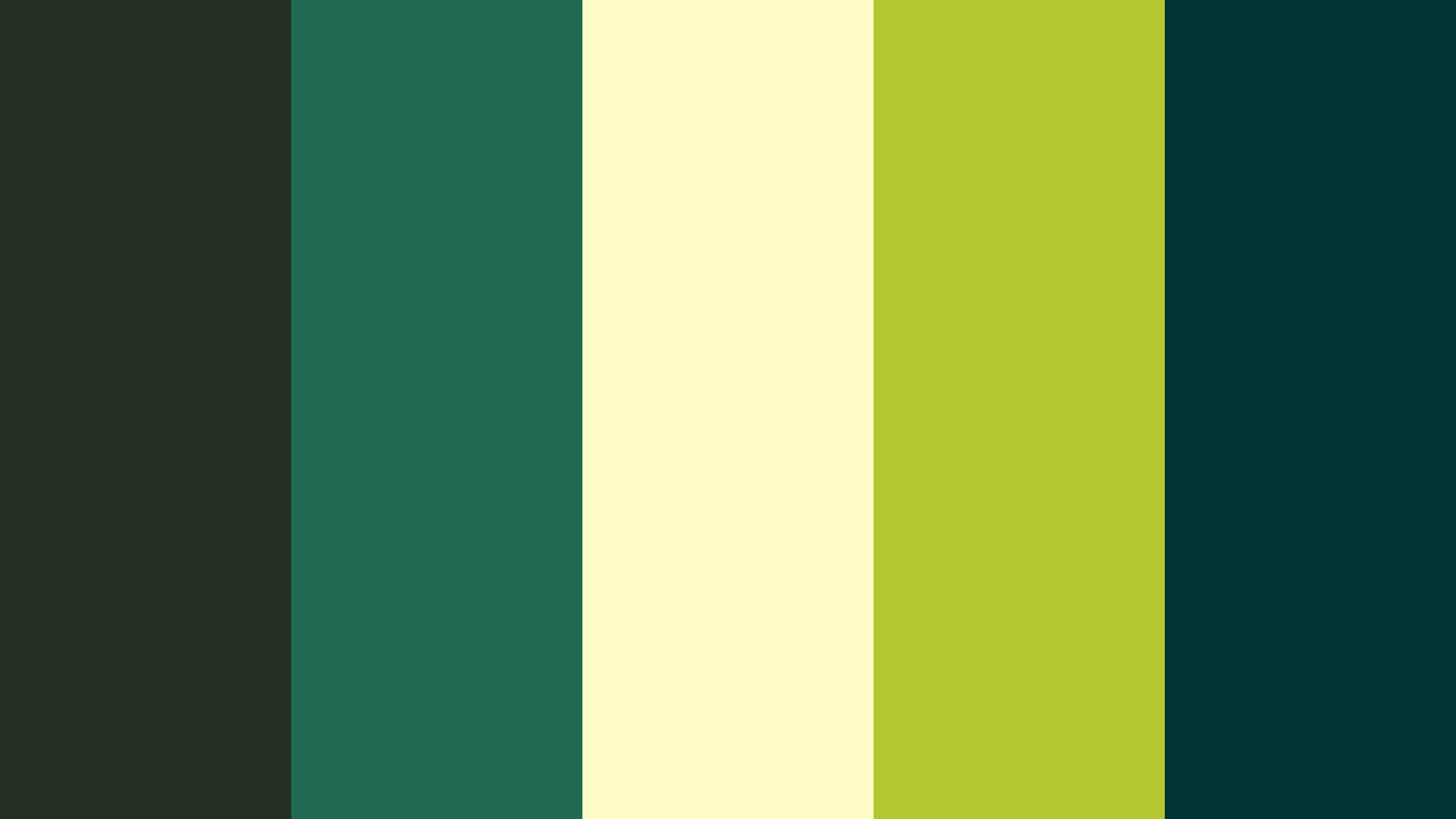 Log Cabin – Green Pea – Lemon Chiffon – Atlantis – Deep Teal Color ...