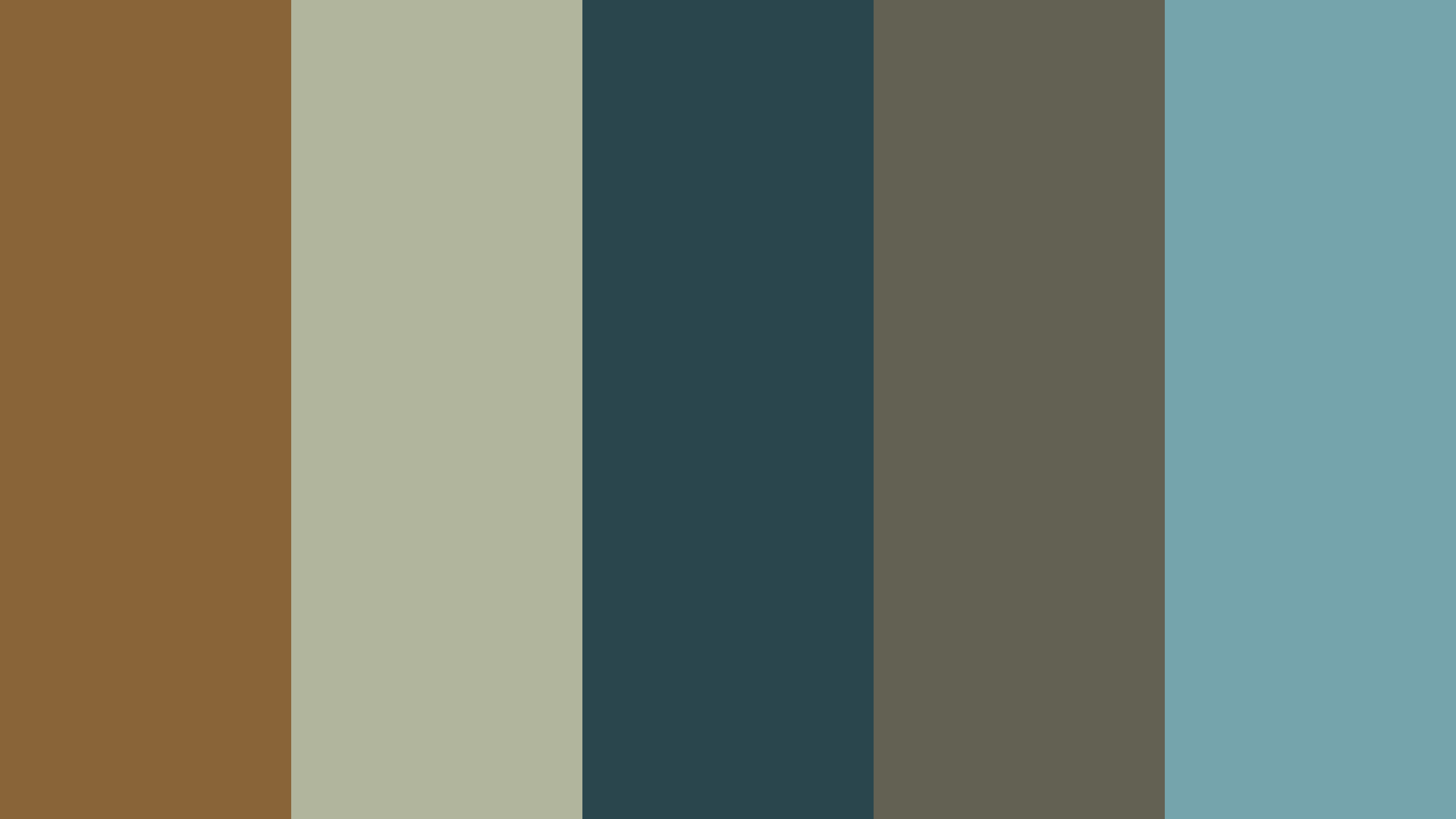 Potters Clay – Eagle – Pickled Bluewood – Kokoda – Gumbo Color scheme ...