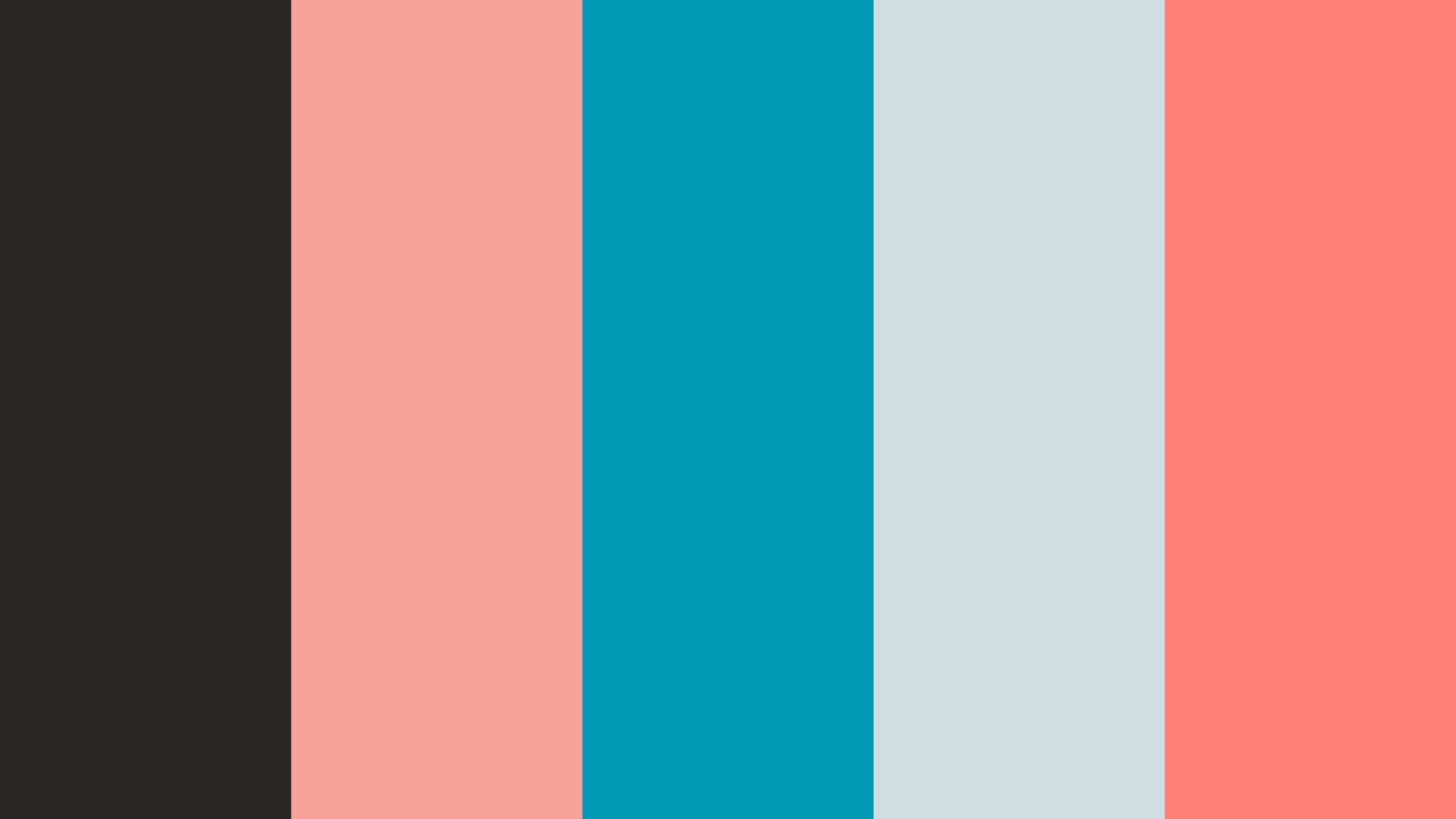 Tuatara – Rose Bud – Bondi Blue – Geyser – Salmon Color scheme ...