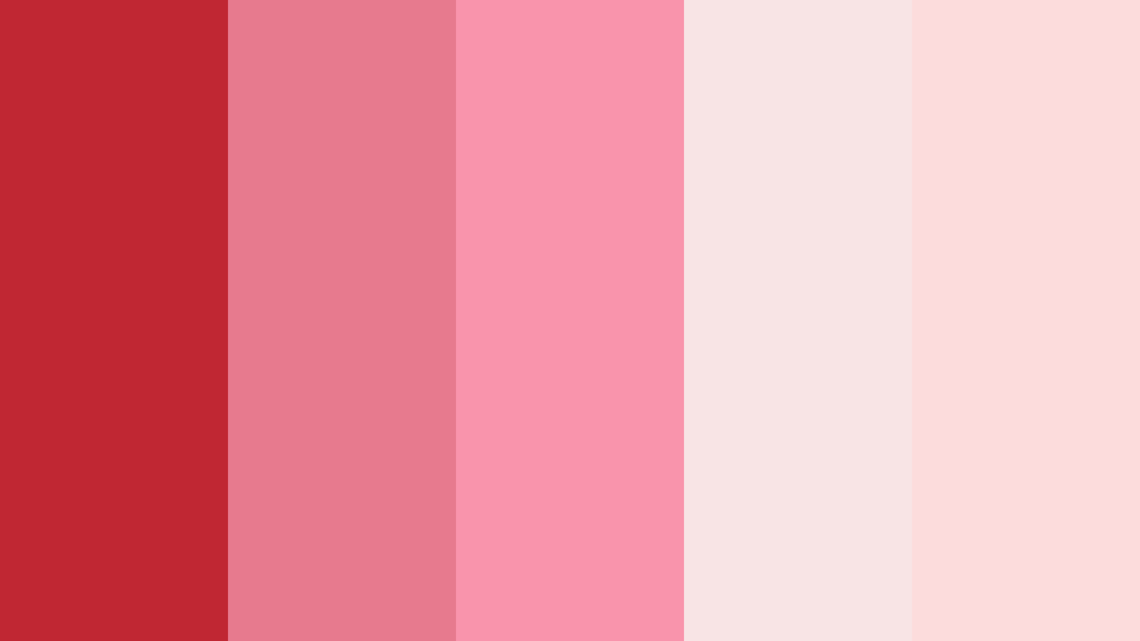 Brick Red – Deep Blush – Sweet Pink – We Peep – Cinderella Color scheme ...