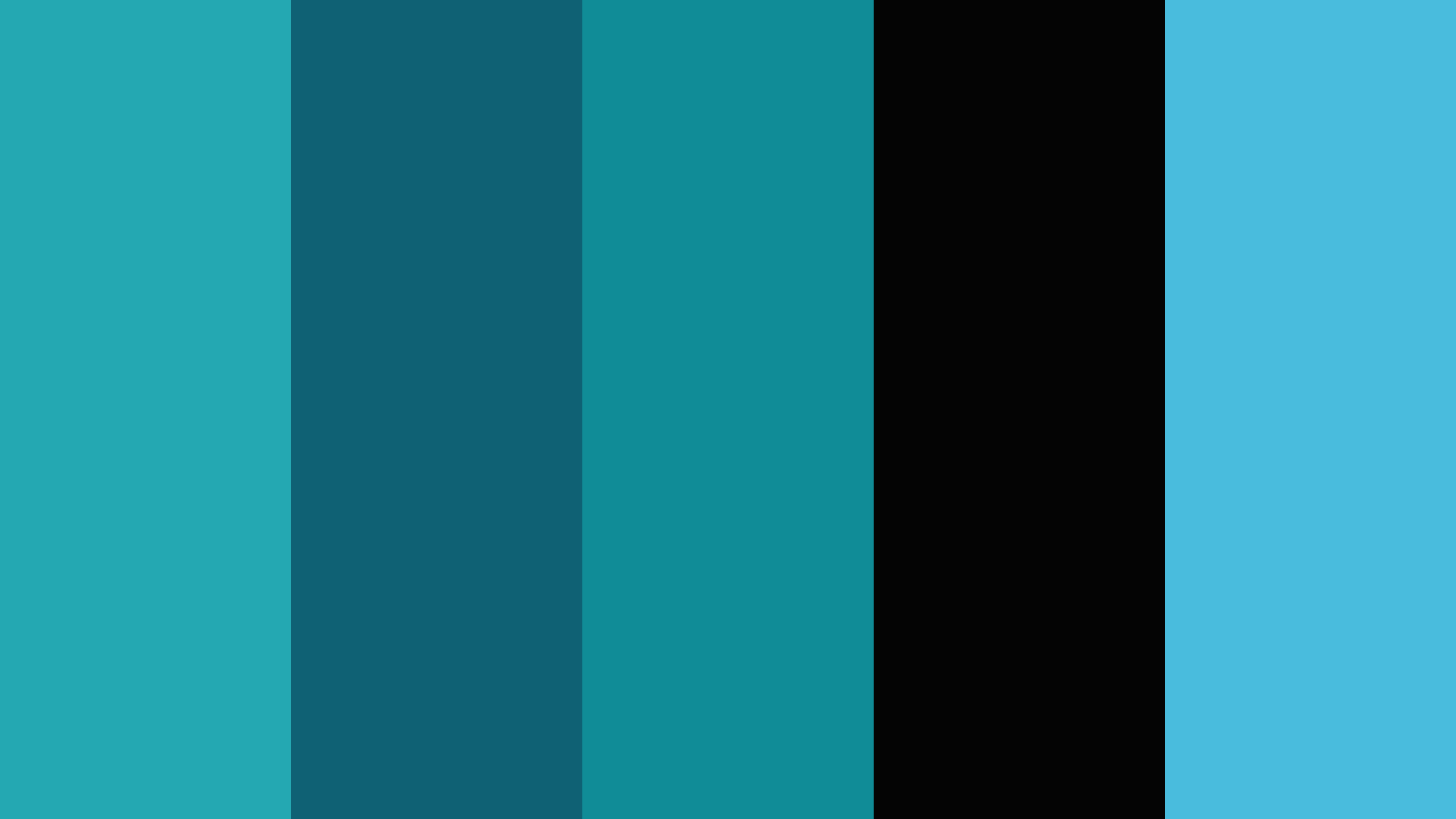Eastern Blue – Atoll – Blue Chill – Black – Picton Blue Color scheme ...