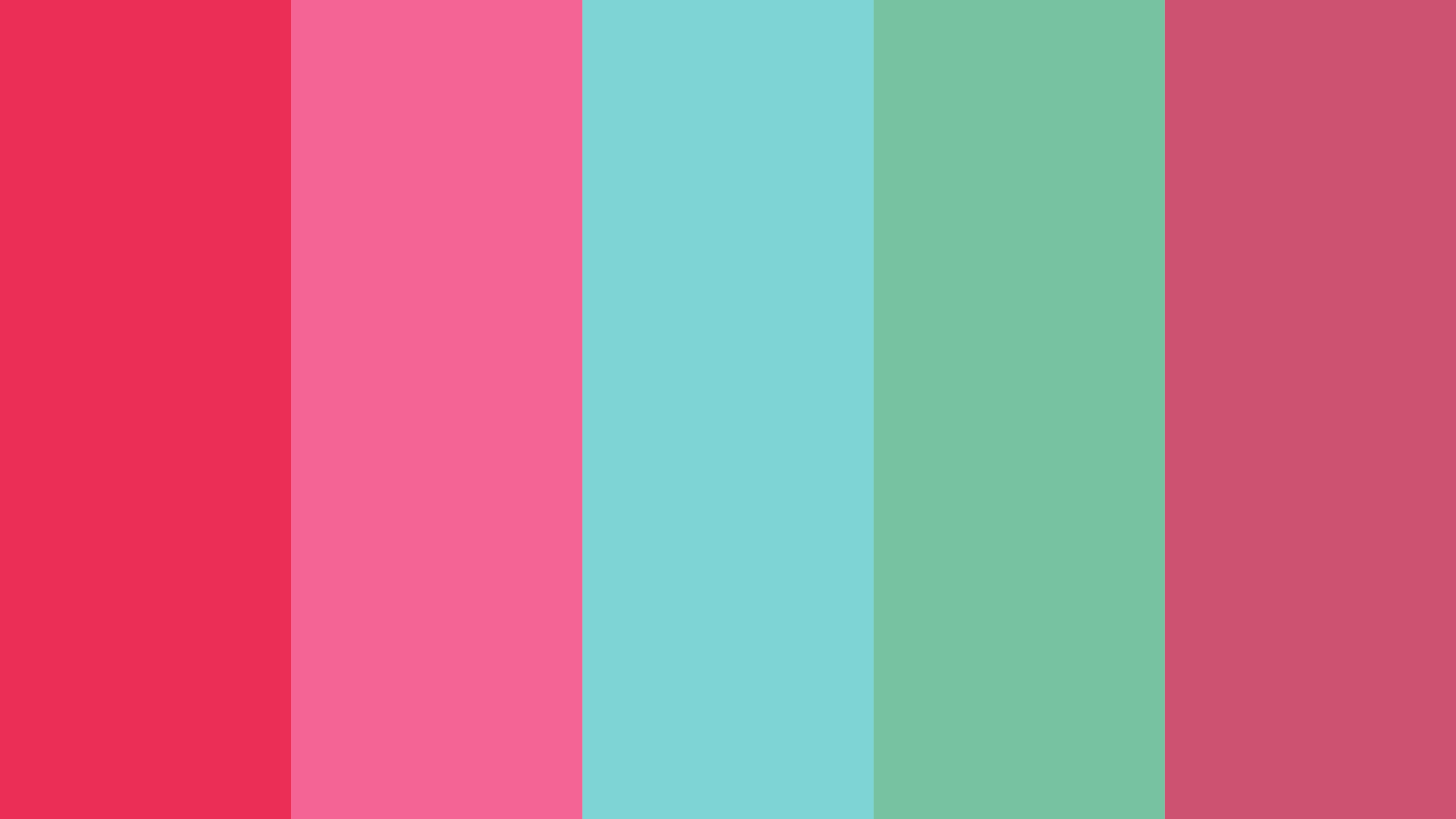 Amaranth – Froly – Bermuda – De York – Chestnut Rose Color scheme ...