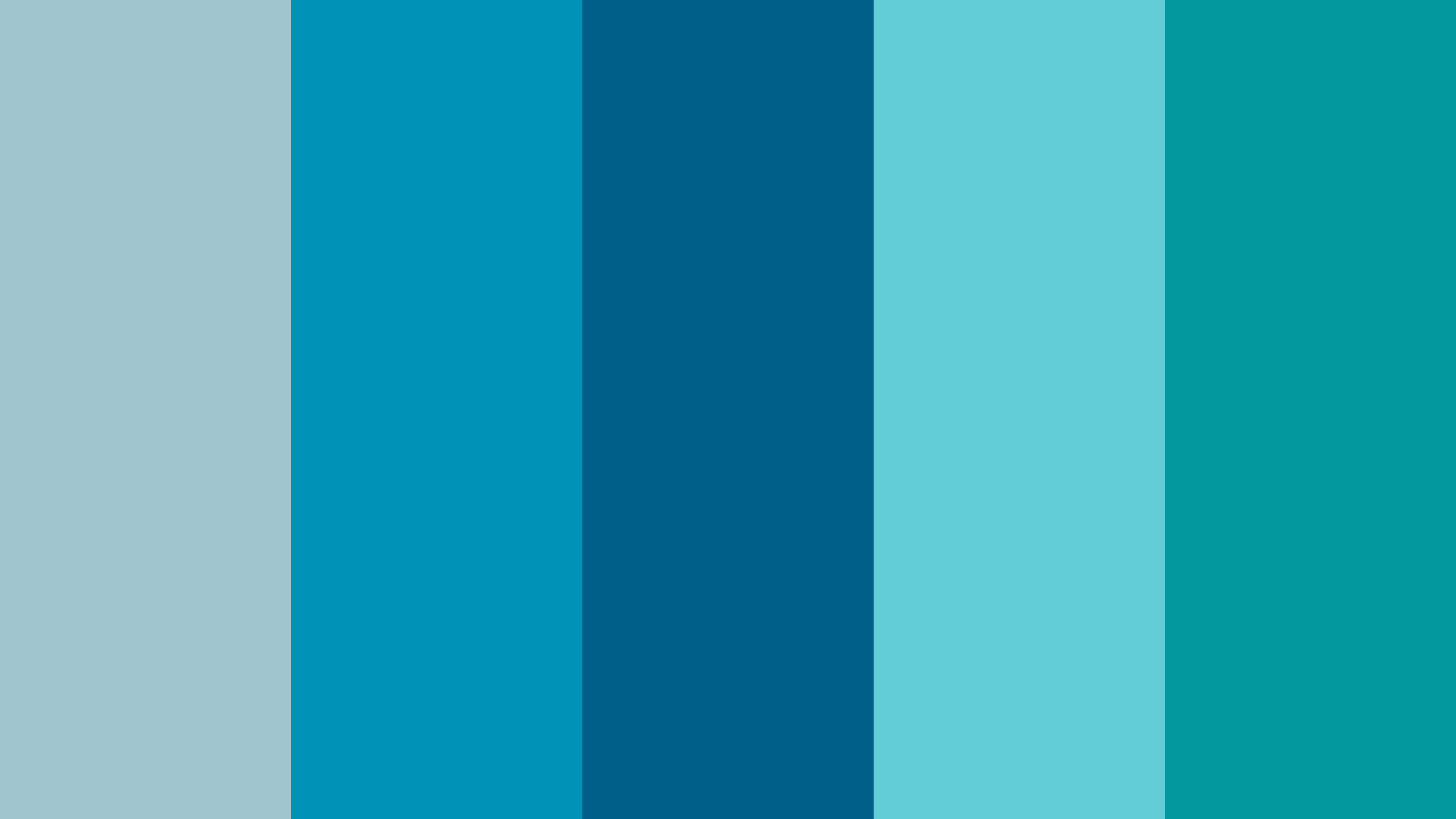 Rock Blue – Bondi Blue – Orient – Viking – Persian Green Color scheme ...