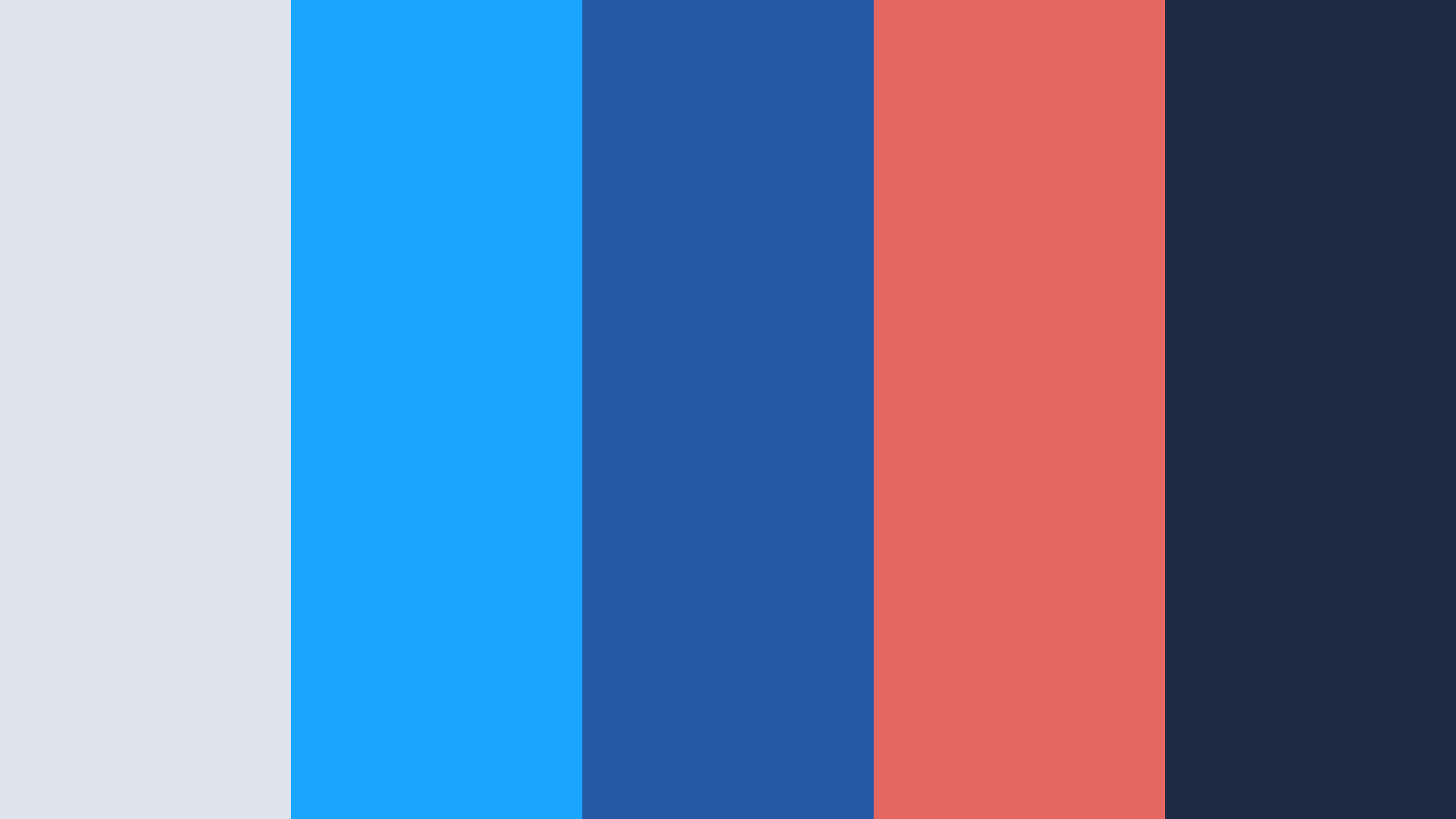 Mystic – Dodger Blue – Cerulean Blue – Terracotta – Cloud Burst Color ...