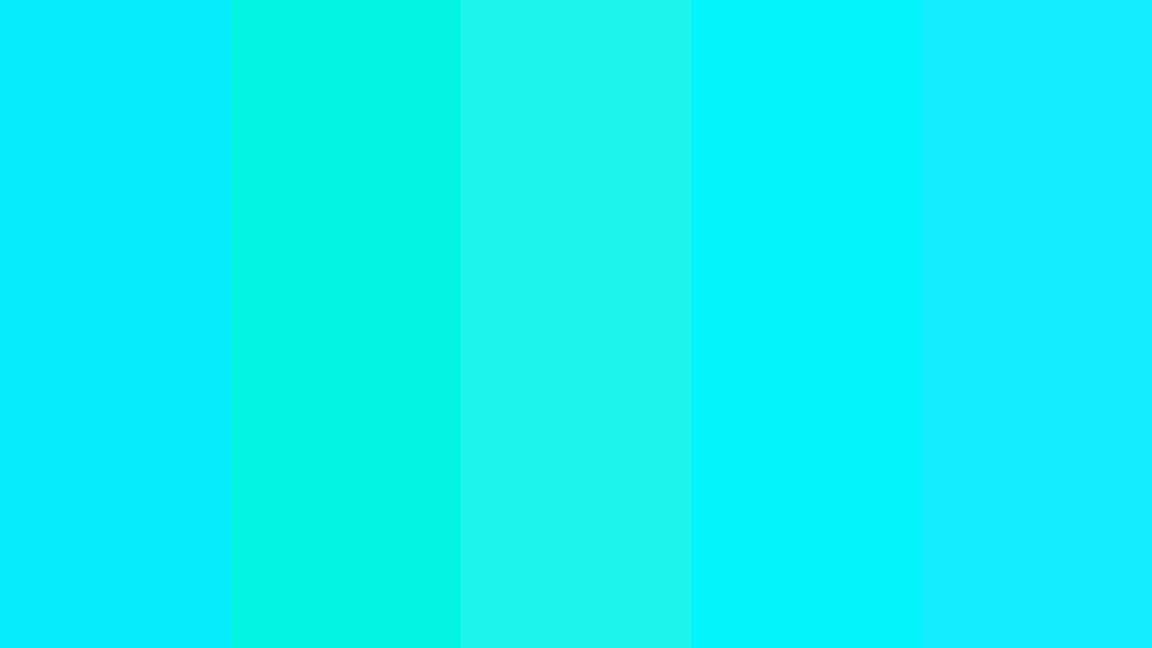 Cyan / Aqua – Bright Turquoise – Bright Turquoise – Cyan / Aqua – Cyan ...