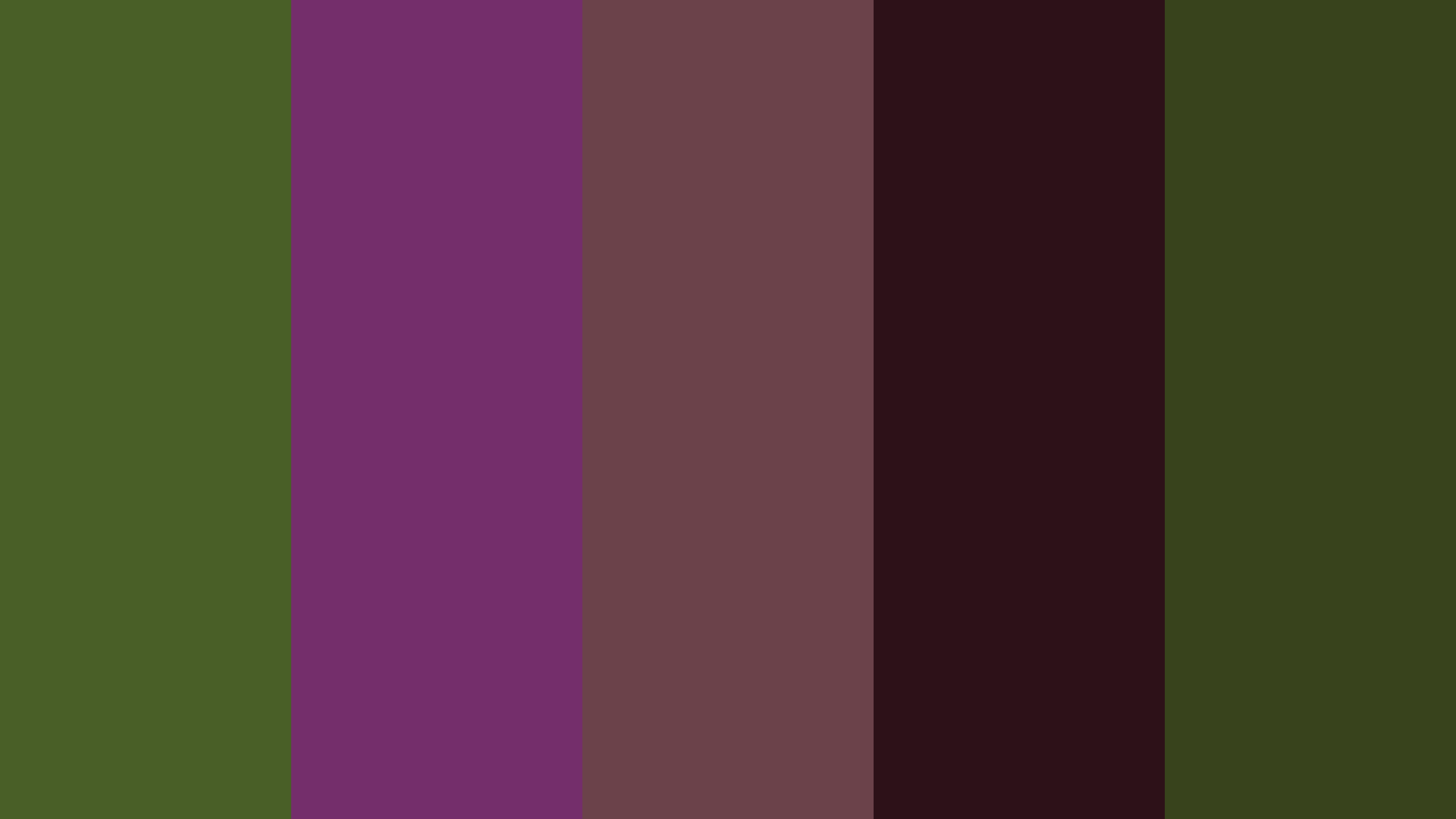 Woodland – Plum – Eggplant – Tamarind – Thatch Green Color scheme ...