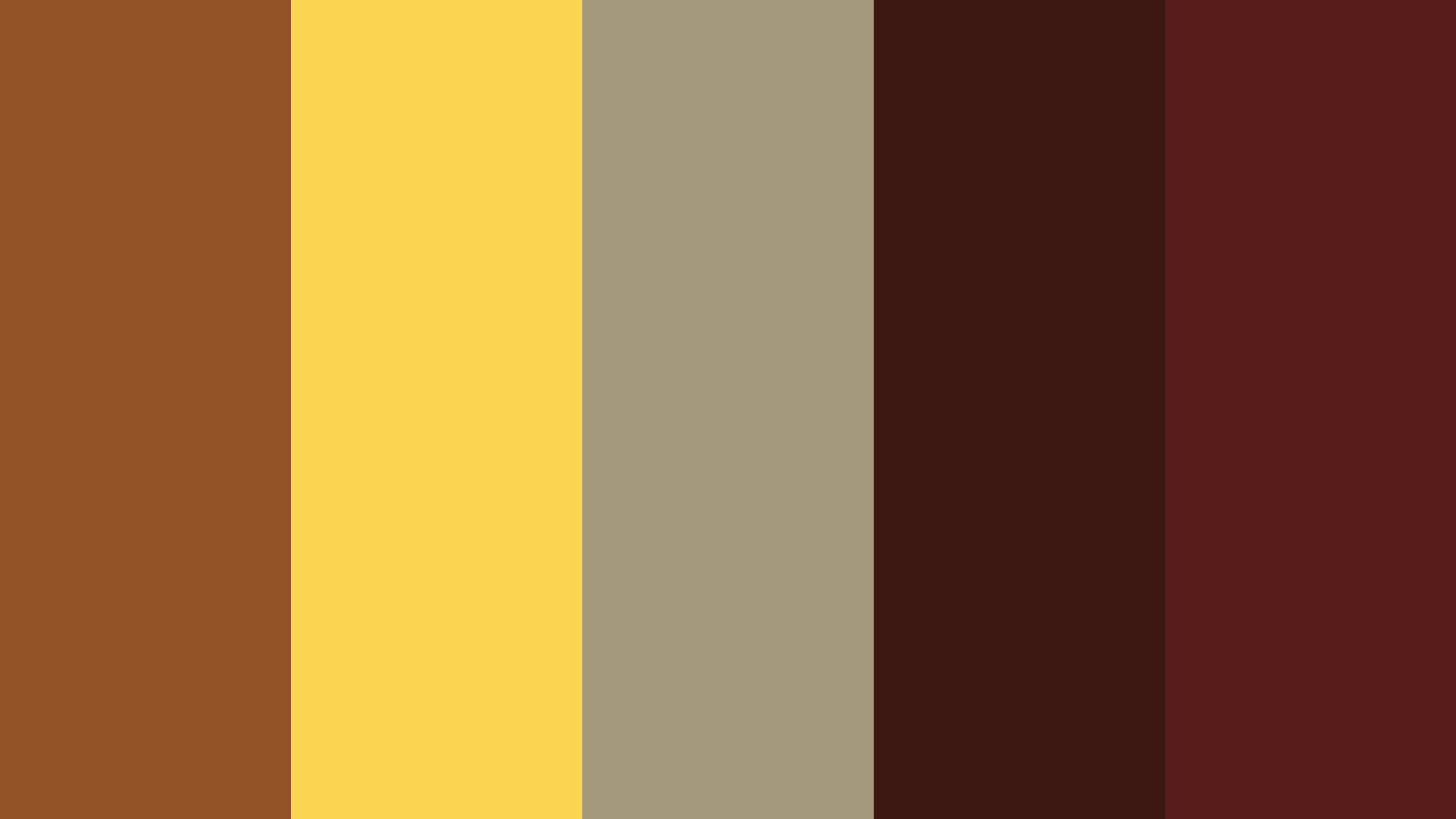 Cumin – Dandelion – Donkey Brown – Cedar – Brown Derby Color scheme ...