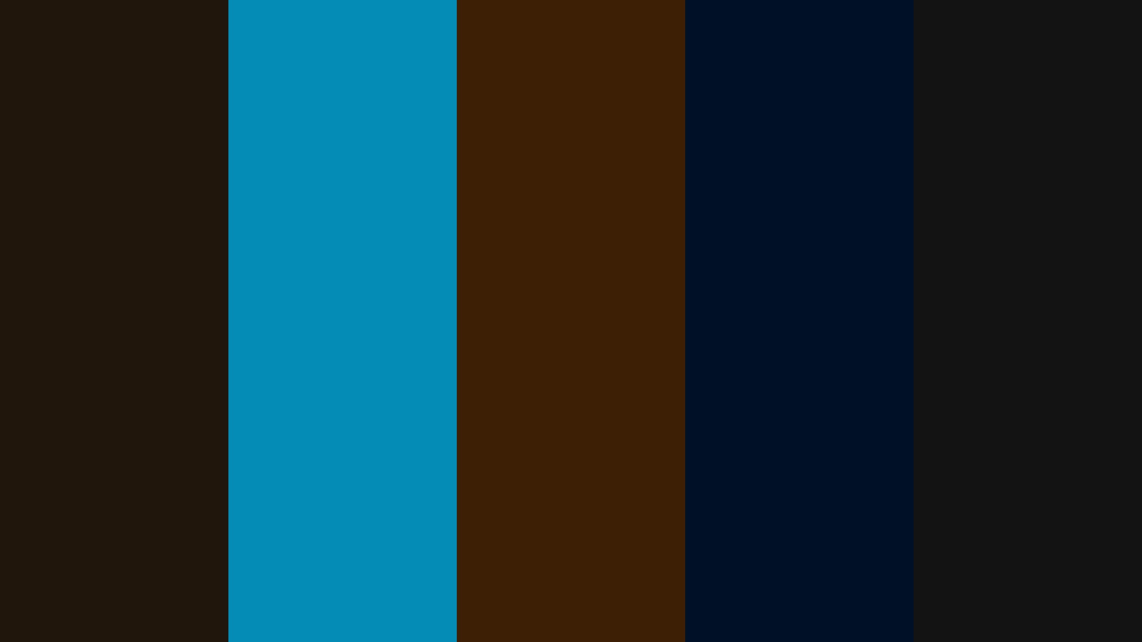 Karaka – Bondi Blue – Dark Ebony – Midnight – Cod Gray Color scheme ...