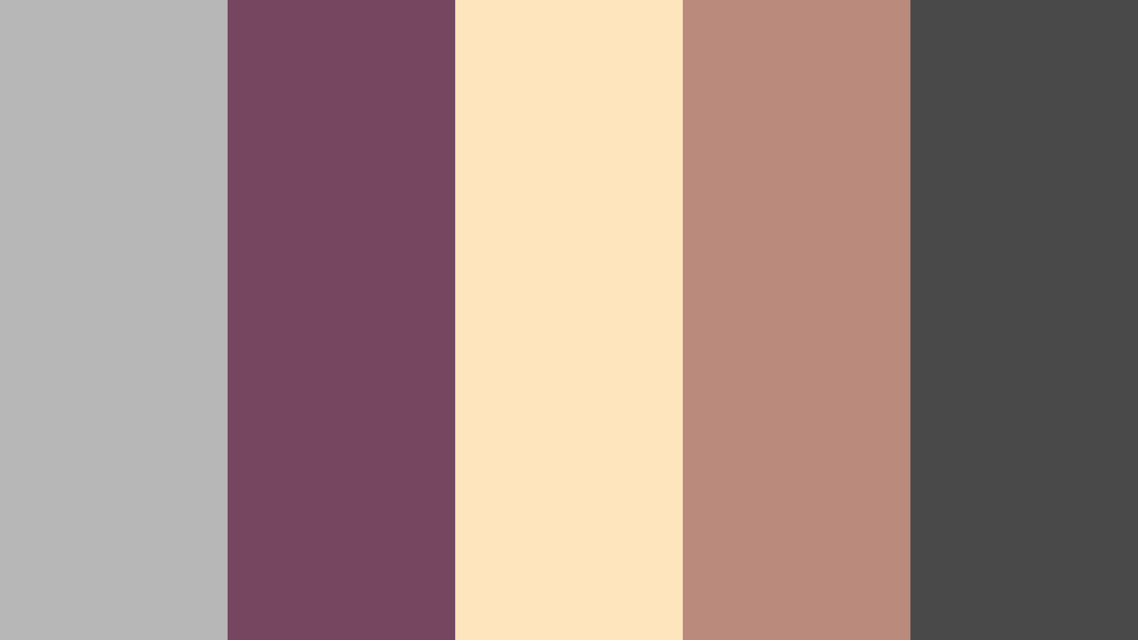 Nobel – Cosmic – Colonial White – Brandy Rose – Tundora Color scheme ...