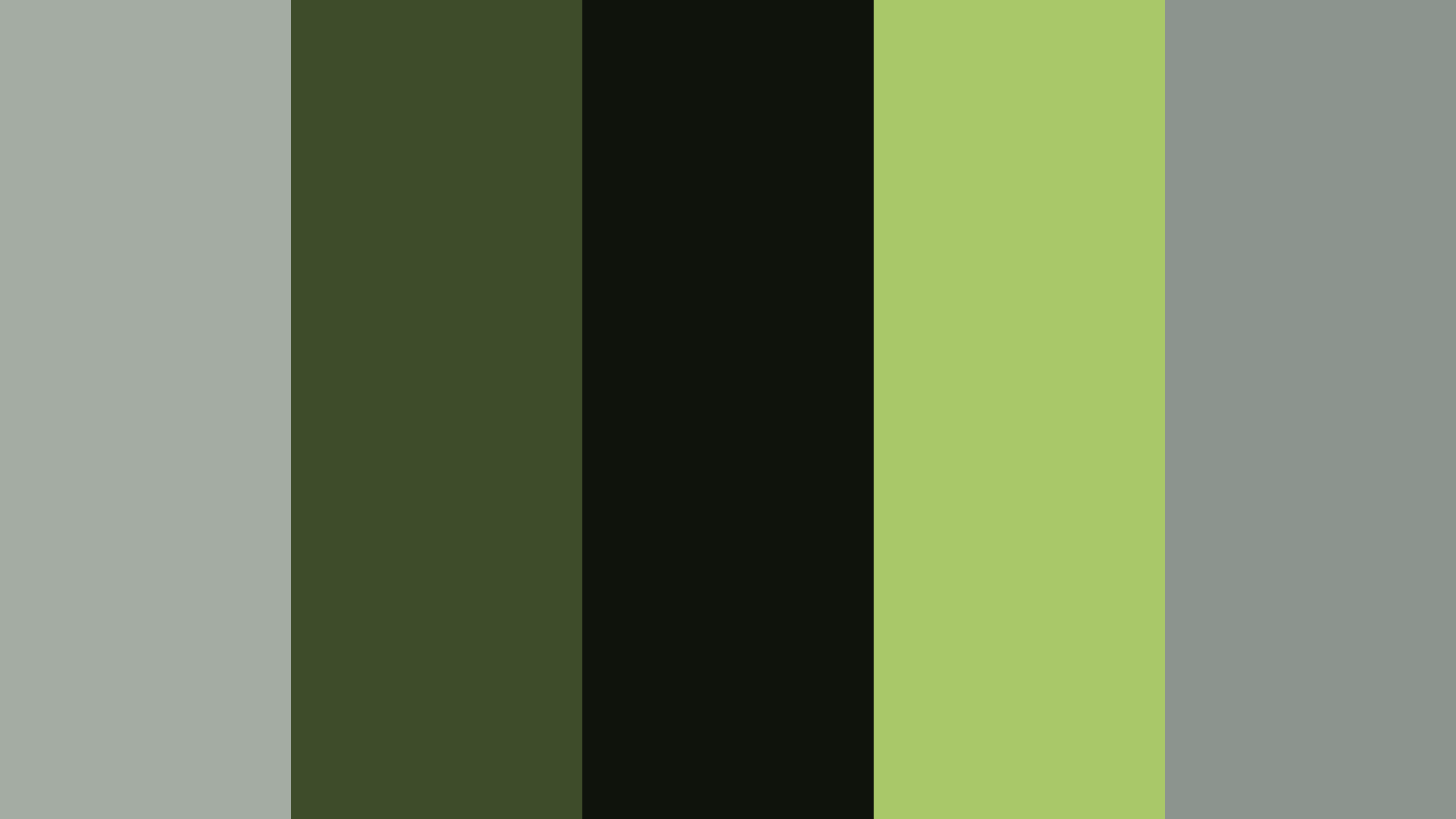 Bud – Woodland – Hunter Green – Wild Willow – Stack Color scheme ...