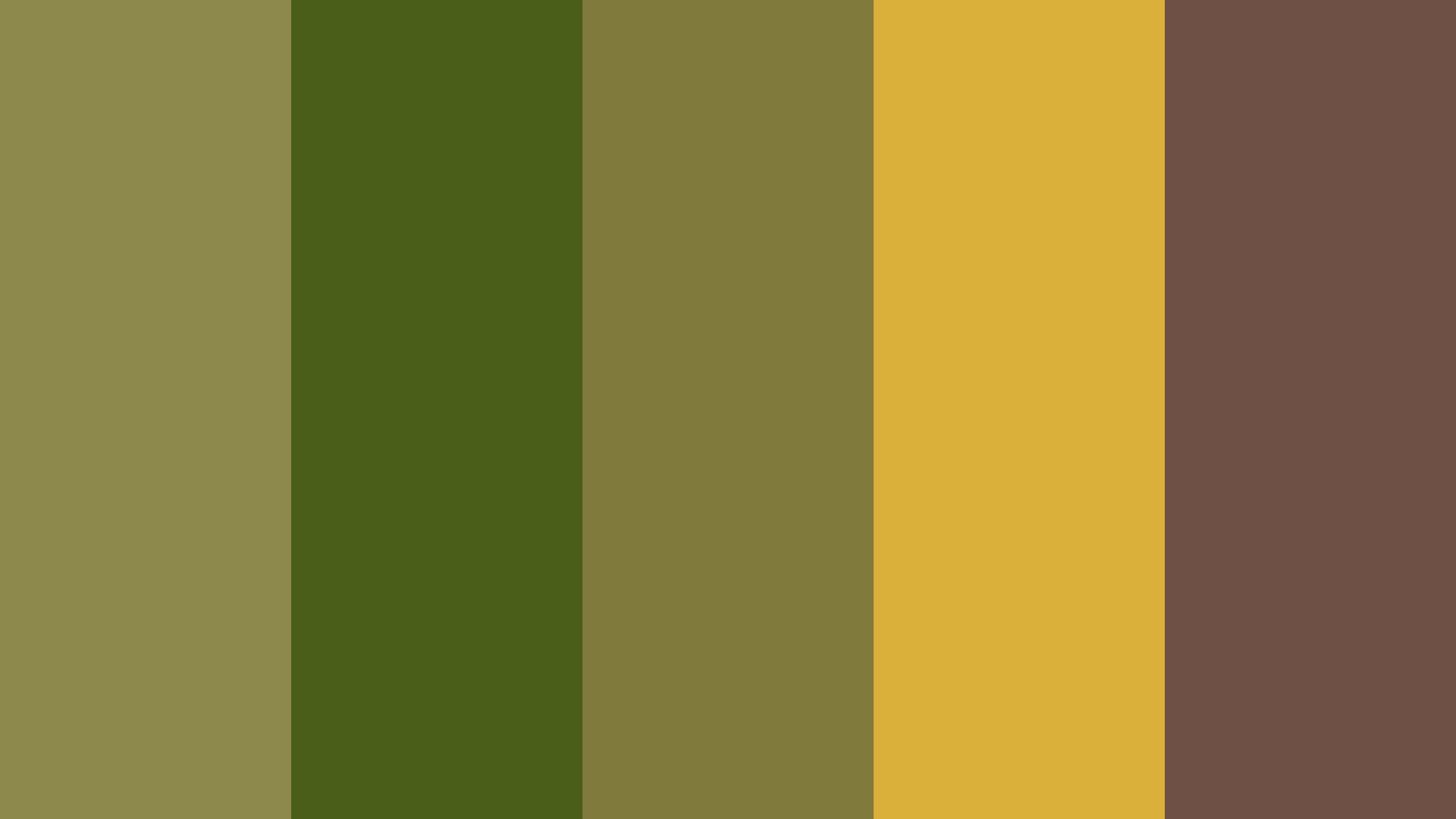 Shadow – Fern Frond – Yellow Metal – Anzac – Tobacco Brown Color scheme ...