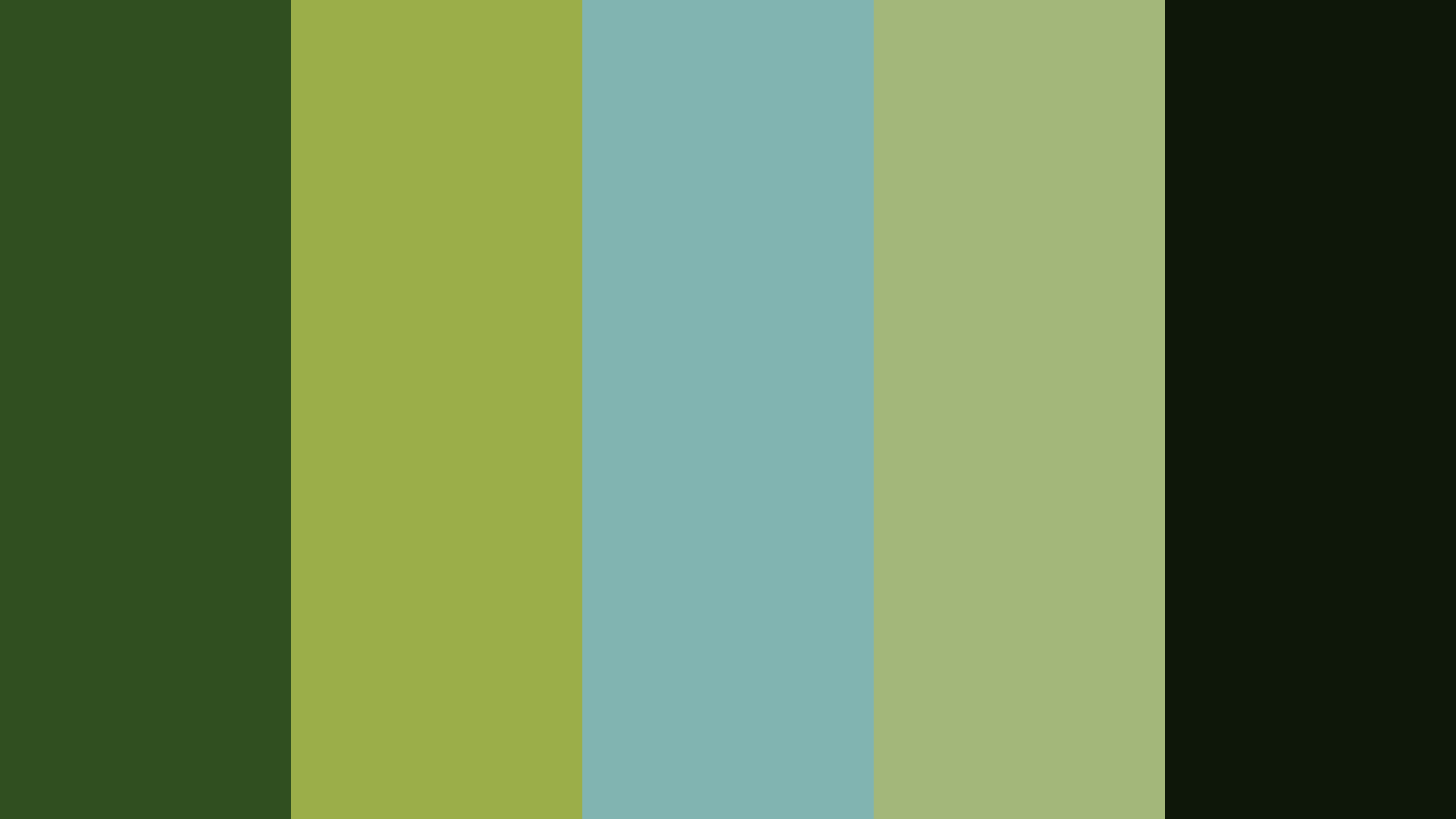 Mallard – Olive Green – Gulf Stream – Olivine – Black Color scheme ...