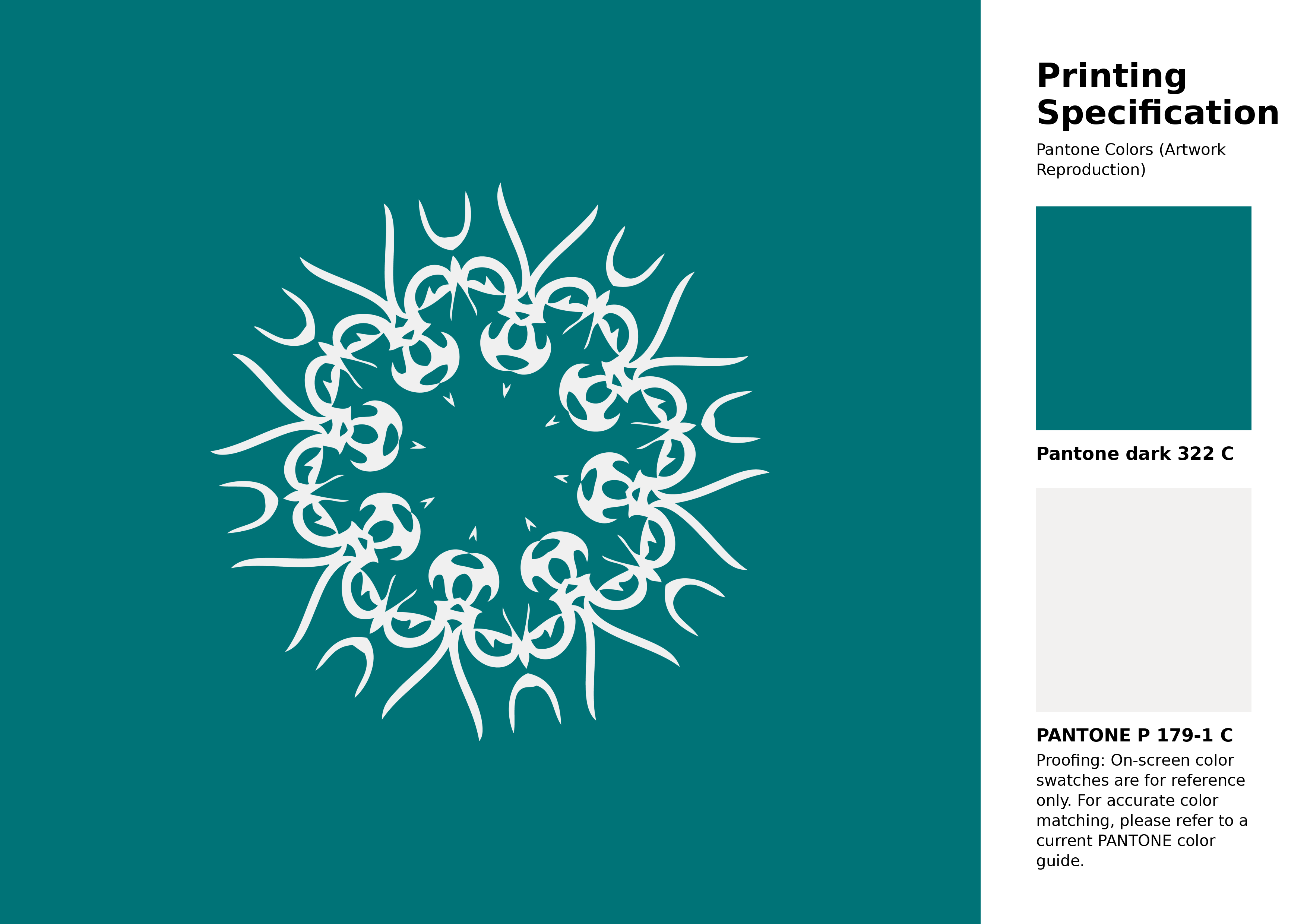 Hex Color #007377 | Printing Match PANTONE 322 C | Color conversion ...