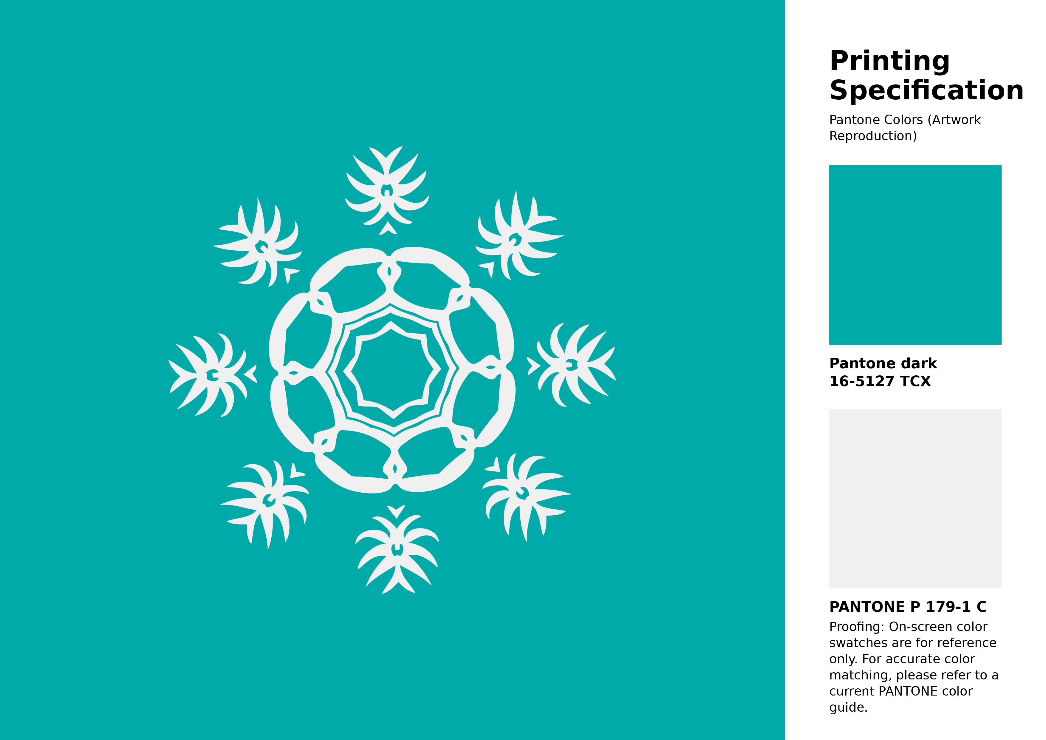 Hex Color #00aaa9 | Printing Match PANTONE 16-5127 TCX | Color ...