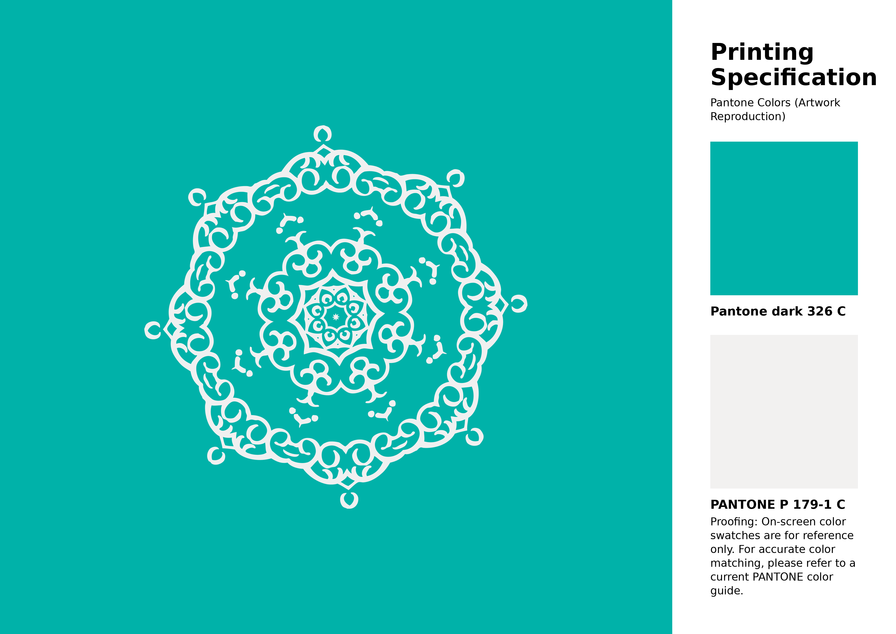 Hex Color #00b2a9 | Printing Match PANTONE 326 C | Color conversion ...