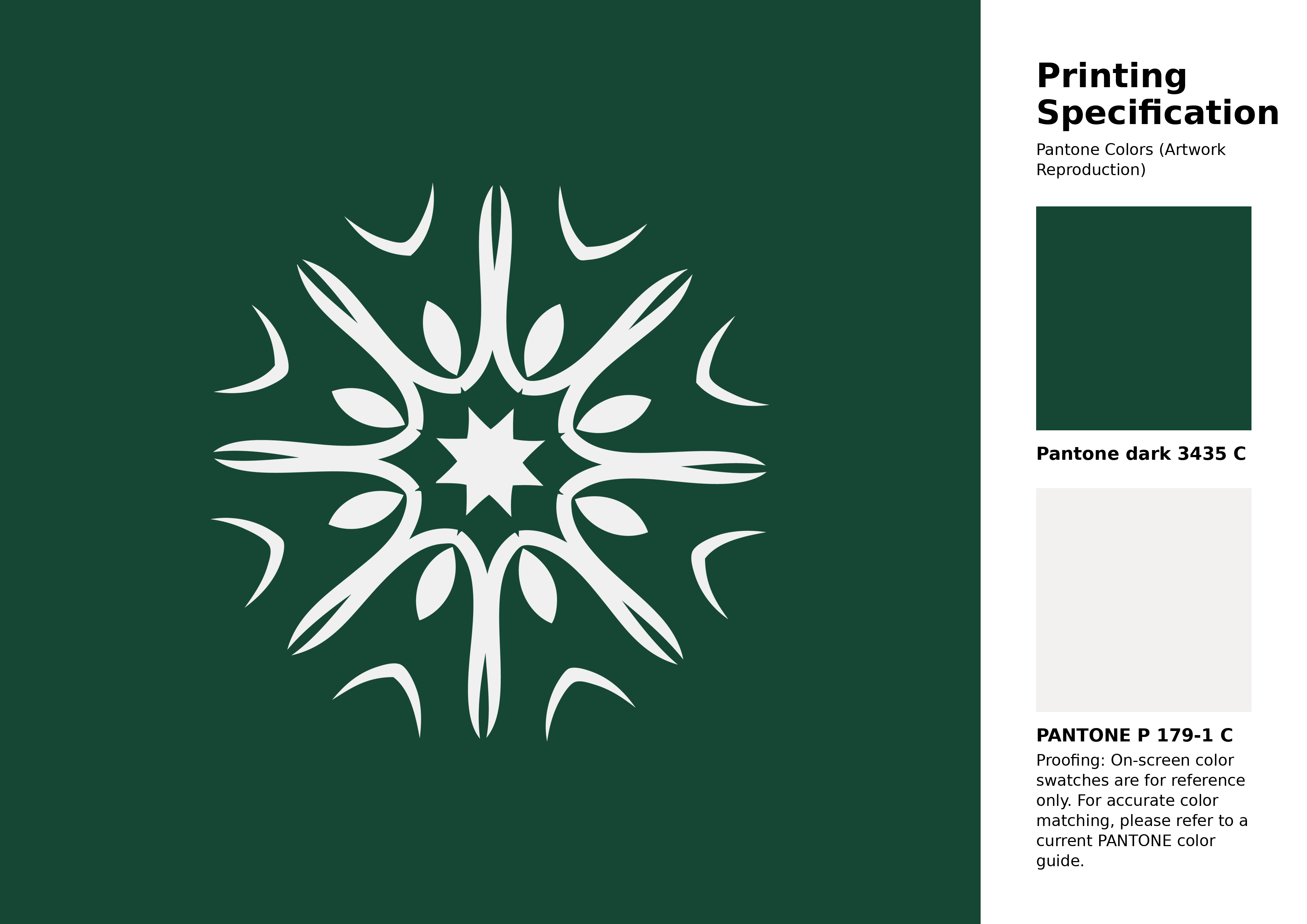 Hex Color #154734 | Printing Match PANTONE 3435 C | Color conversion ...