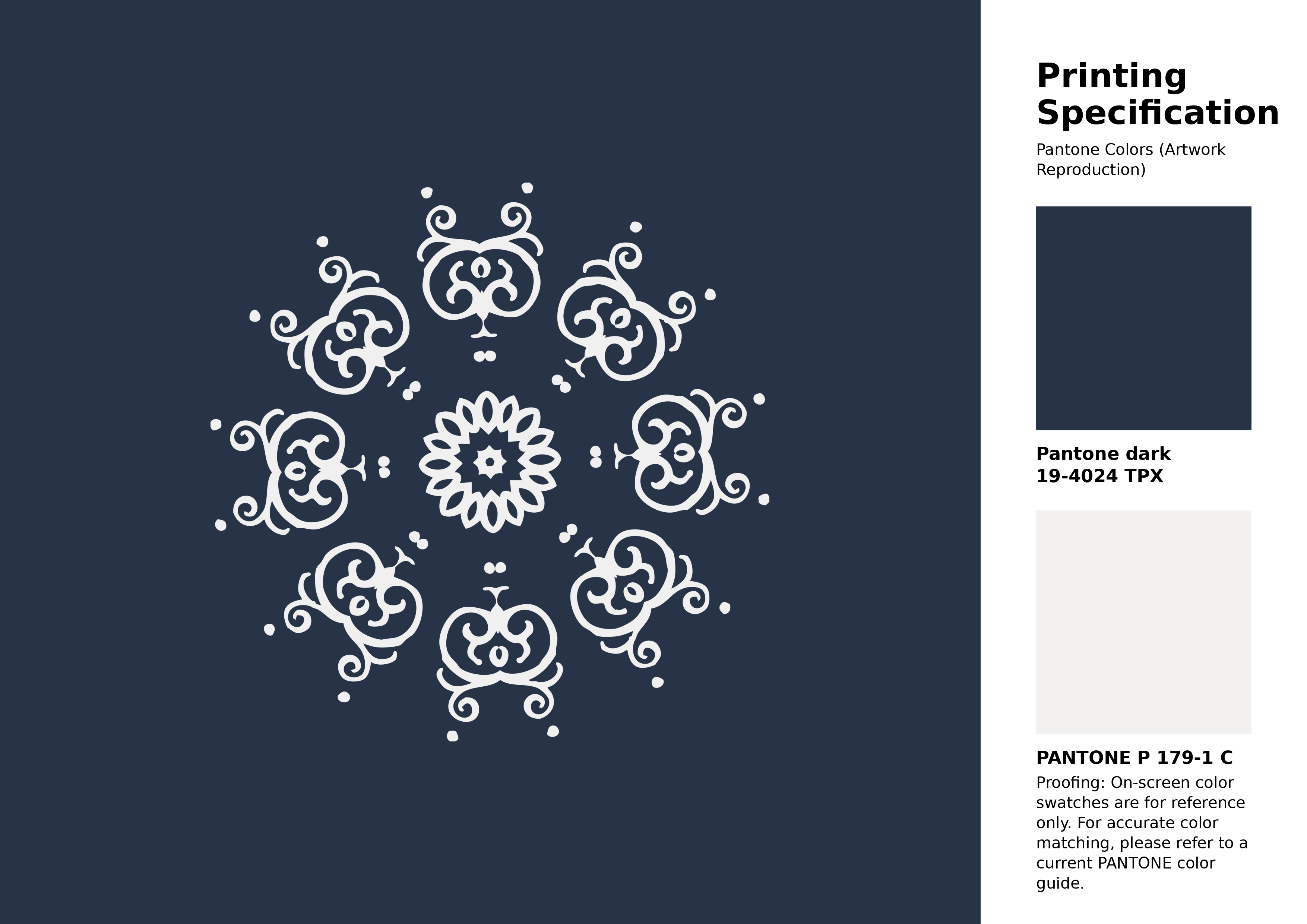 Hex Color #273347 | Printing Match PANTONE 19-4024 TPX | Color ...