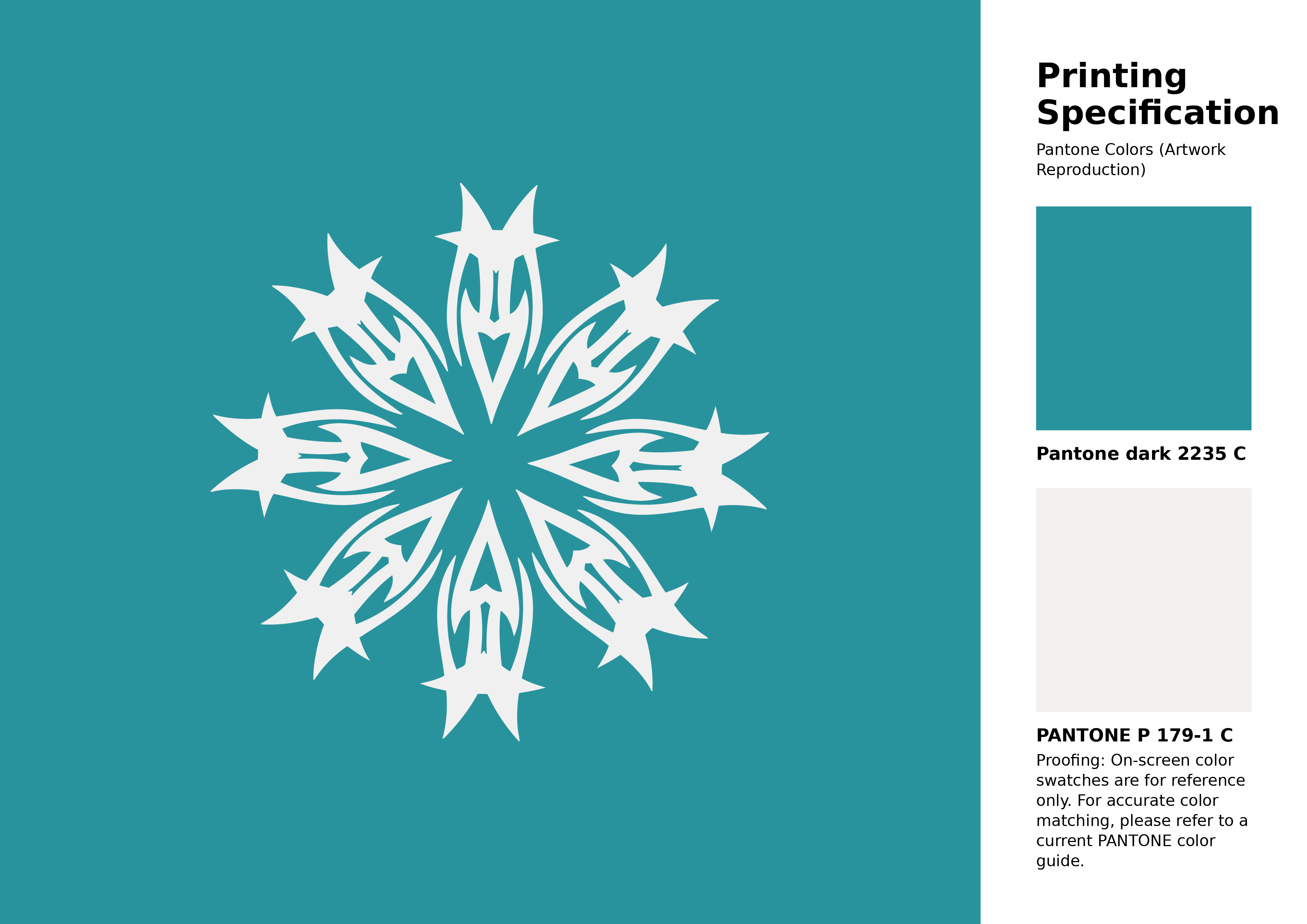Hex Color #28939d | Printing Match PANTONE 2235 C | Color conversion ...