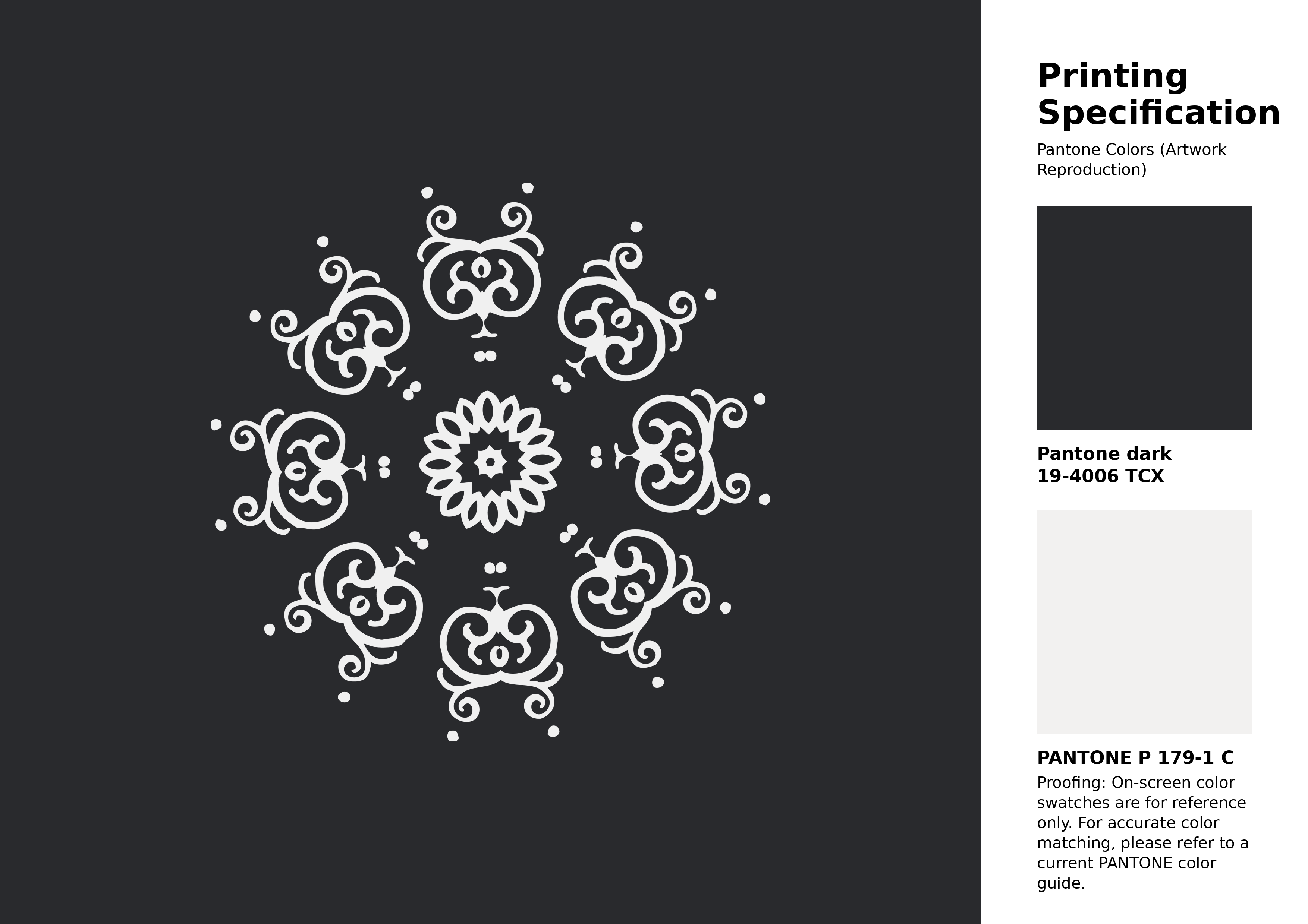 Hex Color #292a2d | Printing Match PANTONE 19-4006 TCX | Color ...