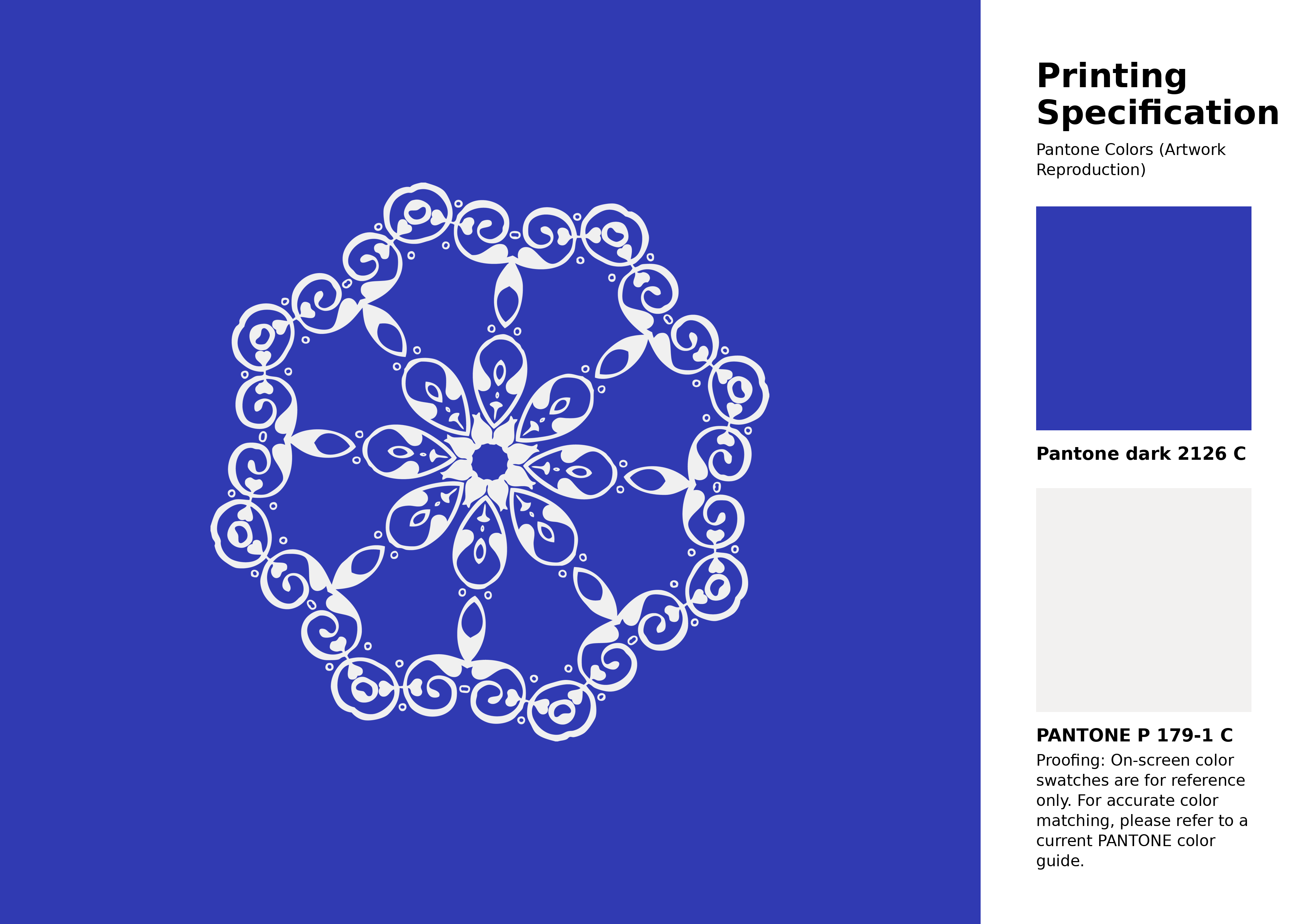 Hex Color #303ab2 | Printing Match PANTONE 2126 C | Color conversion ...