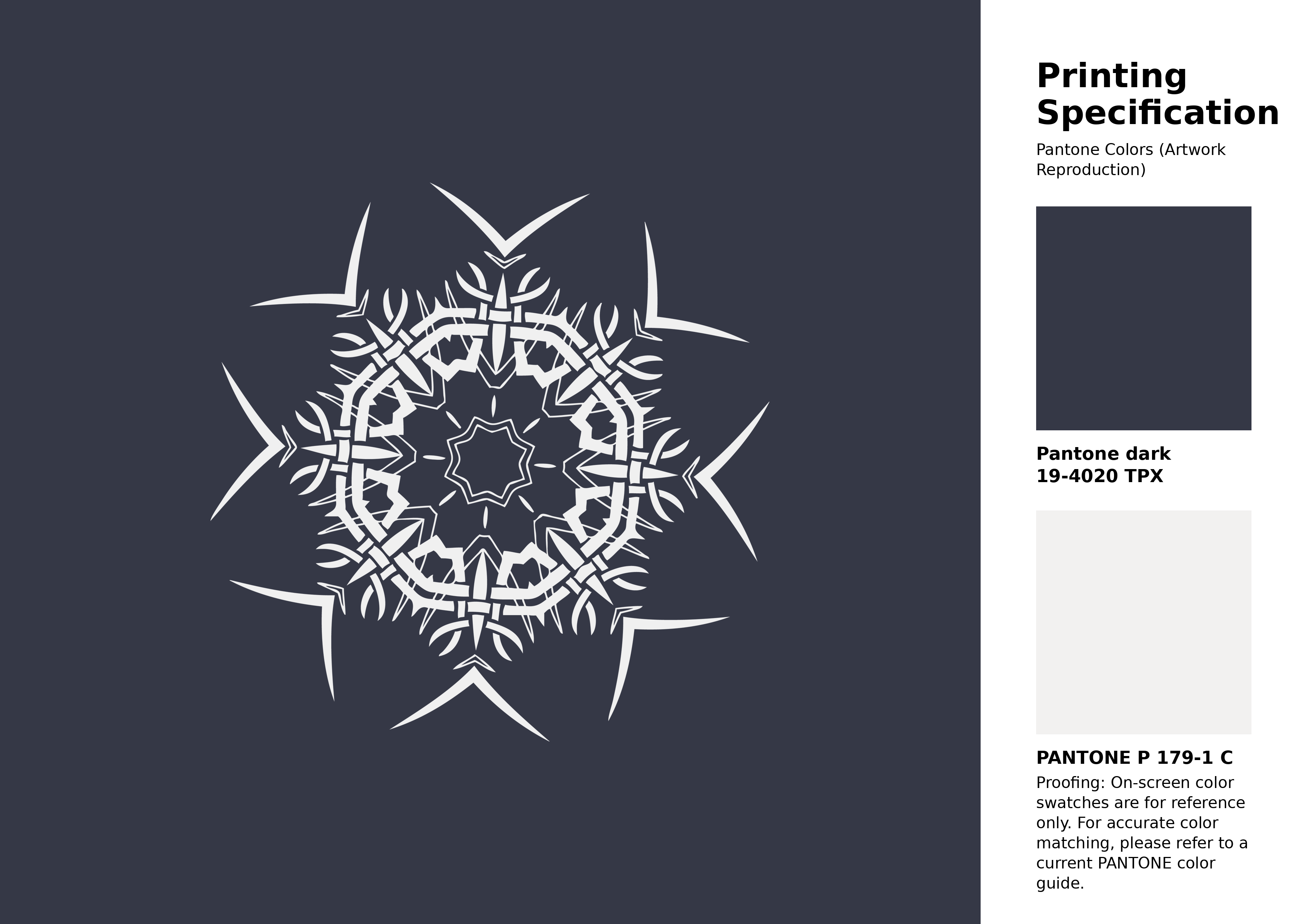 Hex Color #353846 | Printing Match PANTONE 19-4020 TPX | Color ...